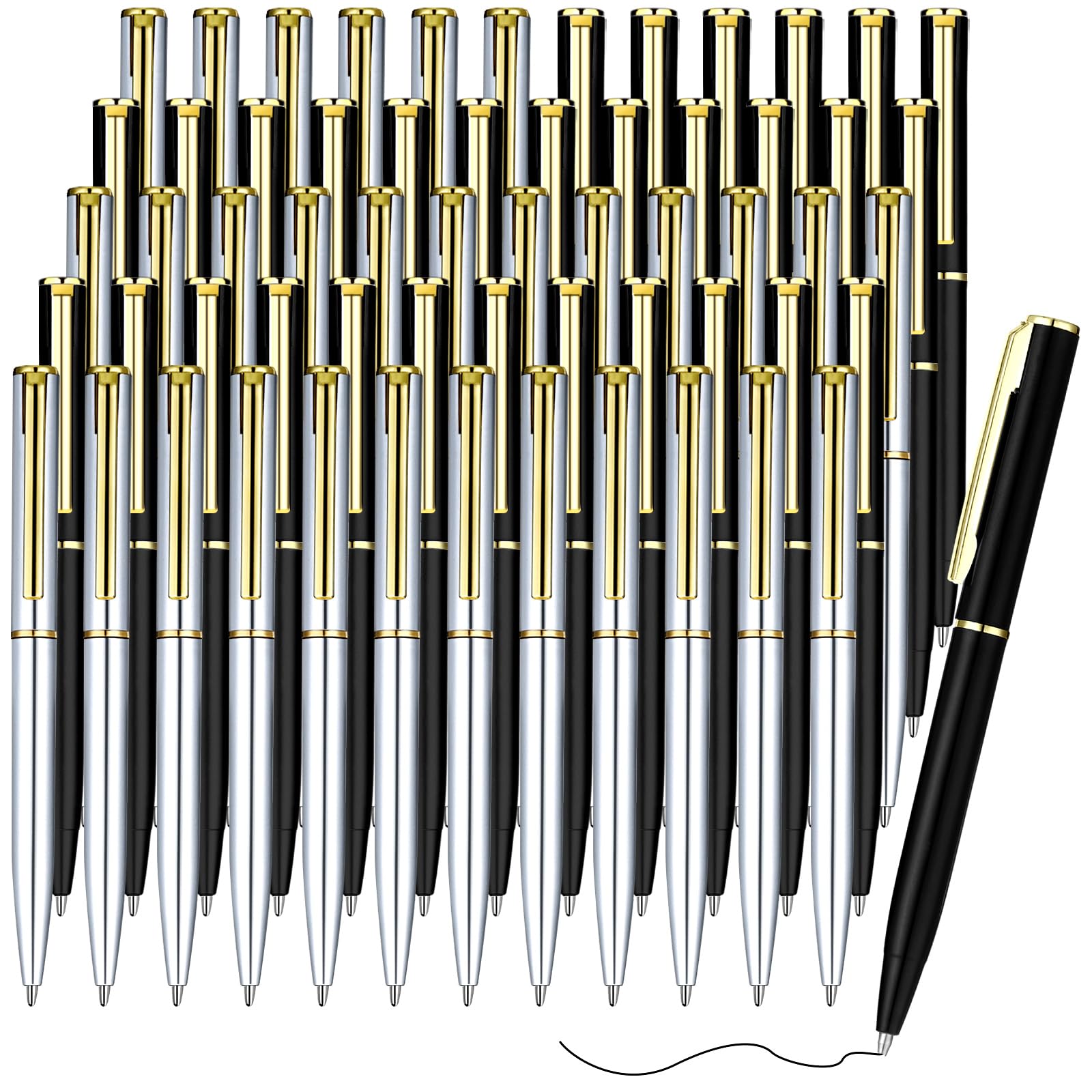 Amazon.com: Teling 72 Pcs Small Ballpoint Pen Mini Pens Bulk 4 Inch ...