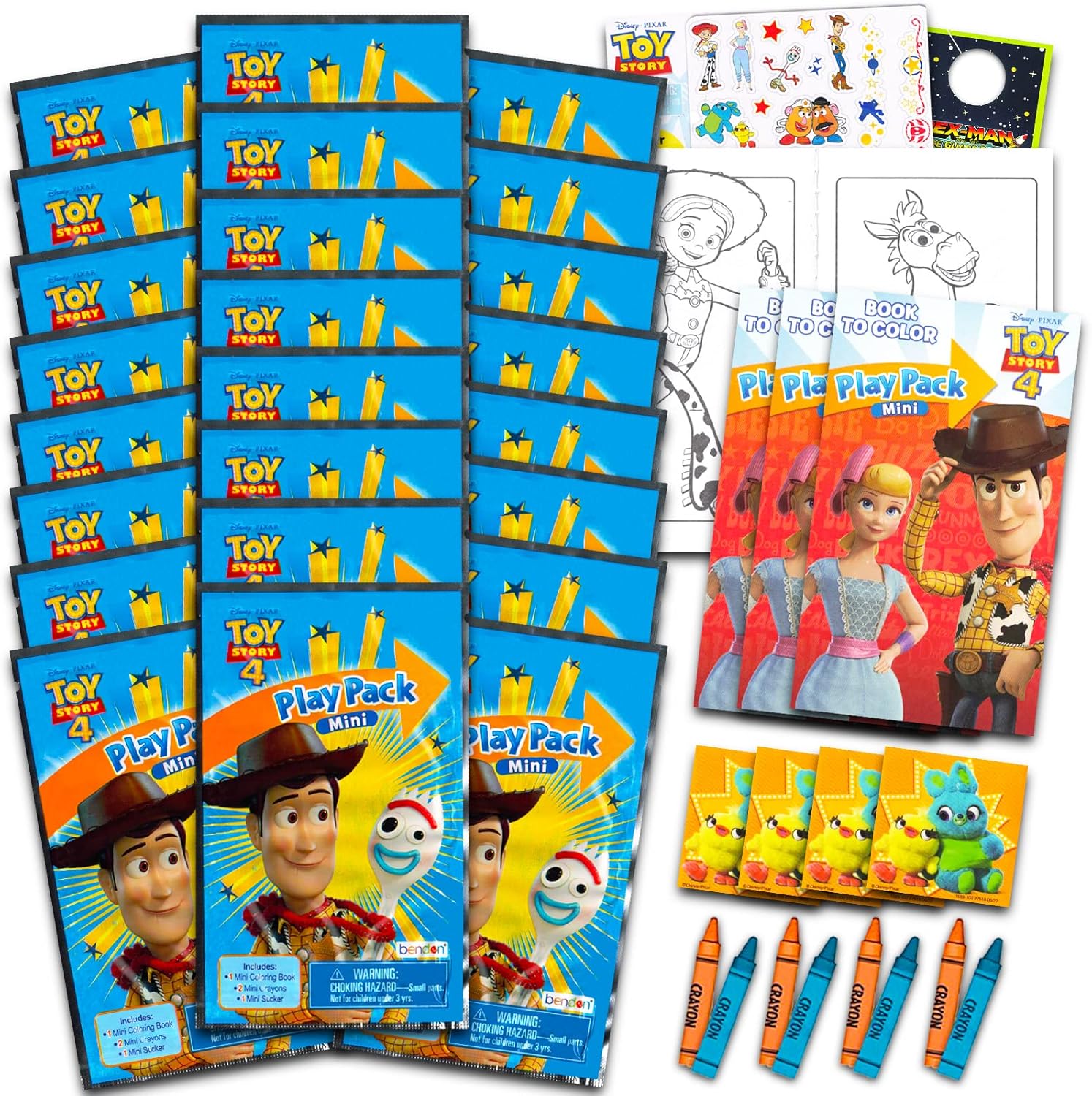 Amazon.com: Classic Disney Toy Story Mini Party Favors Set for Kids ...