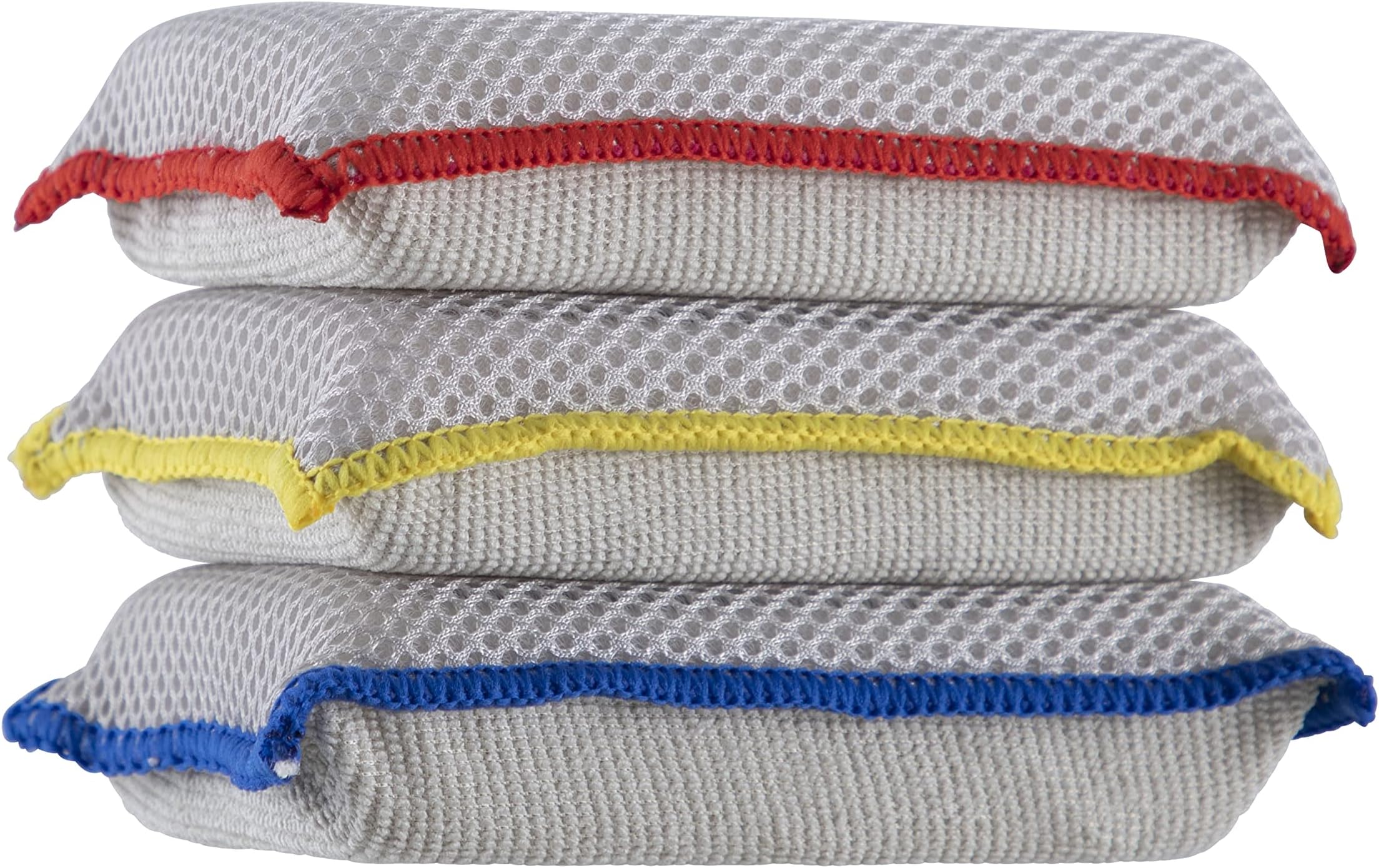 Amazon.com: MAQIHAN 8 Pack Microfiber Sponge Kitchen - Dish Scrubber ...