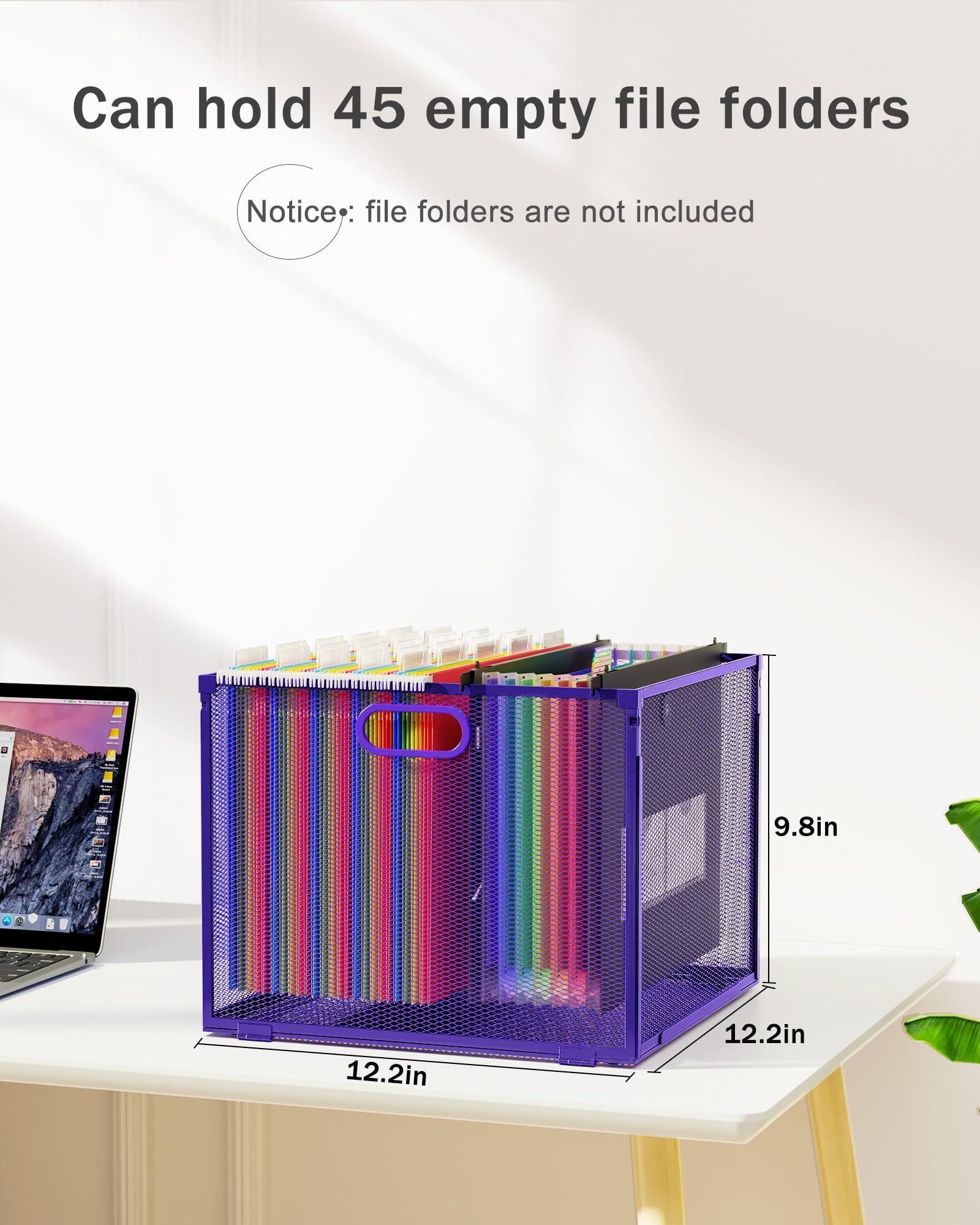 Snapklik.com : Oterri Hanging File Organizer, Metal File Organizer ...