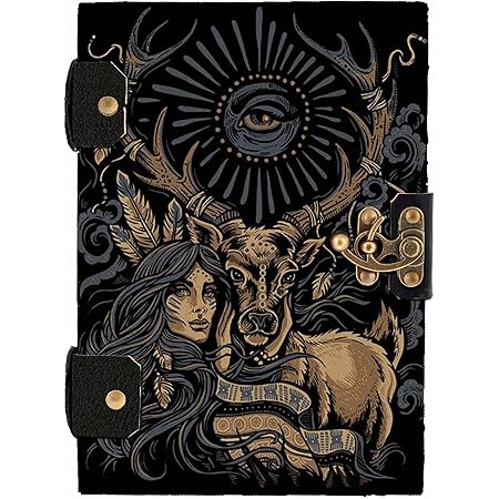 DI-KRAFT Handmade Printed Cardboard Journal Diary with Buckle Lock ...