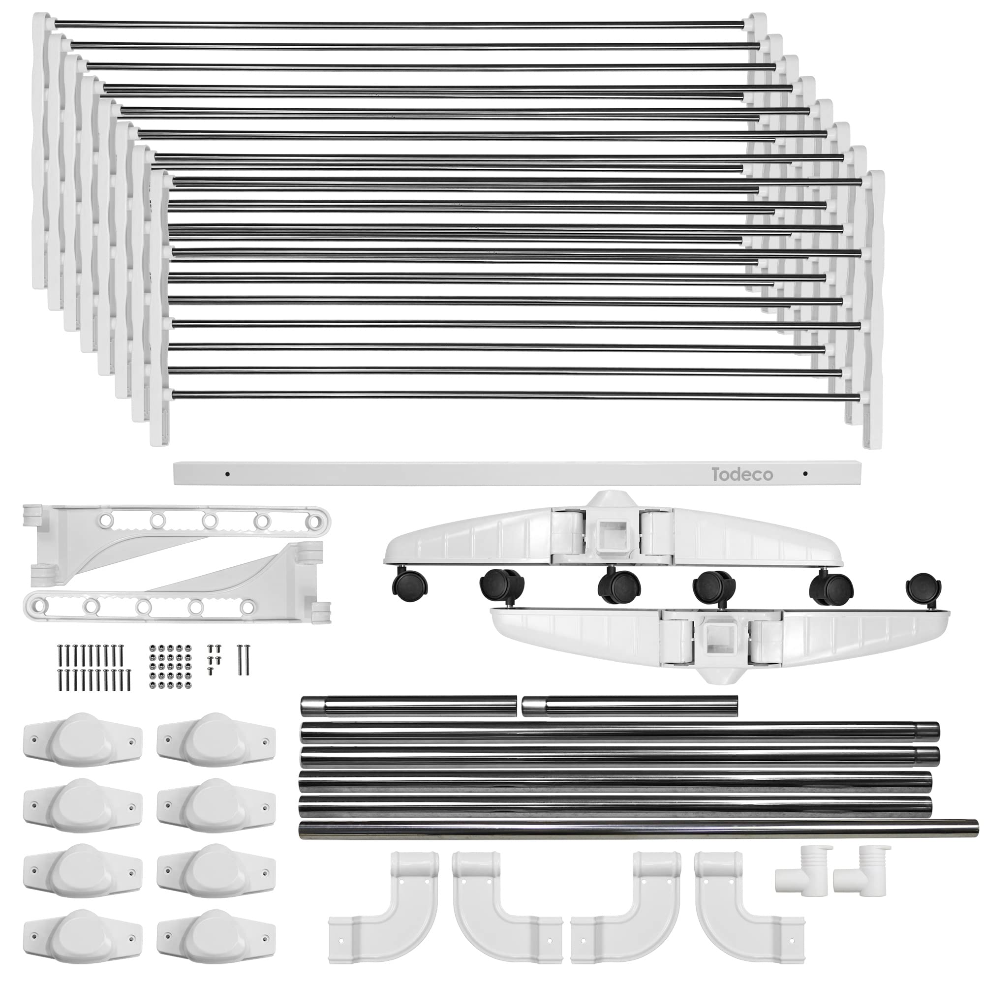 Buy Todeco 4 Tier Clothes Airer Folding Stainless Steel Laundry Drying buy-todeco-4-tier-clothes-airer-folding-stainless-steel-laundry-drying