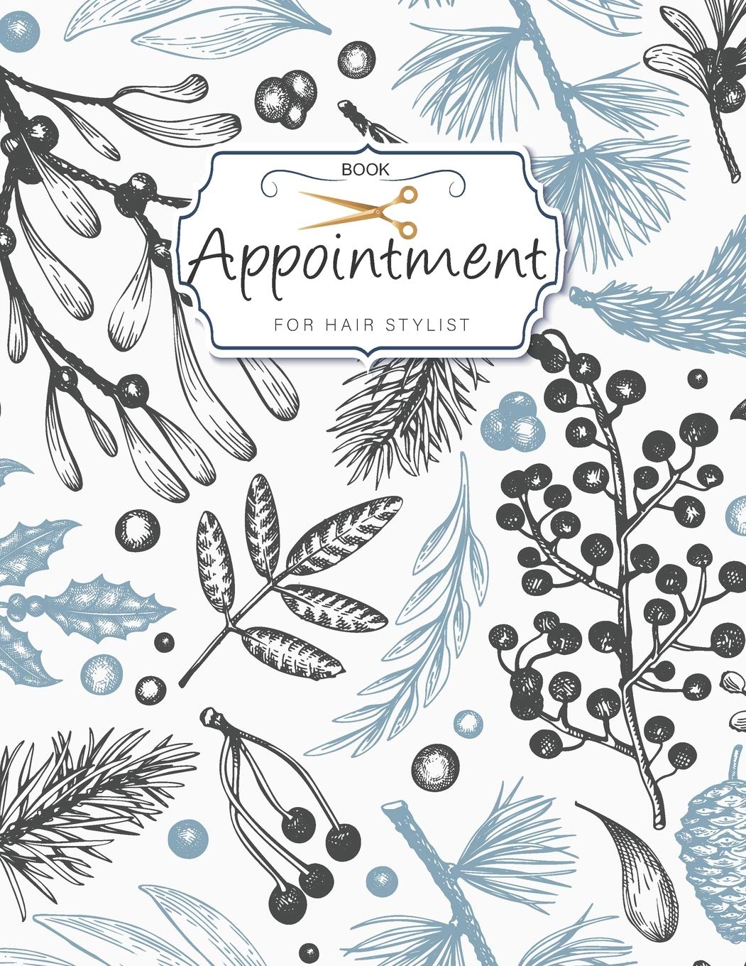 Appointment book for hair stylist: 2 columns per 1 page Appointment ...