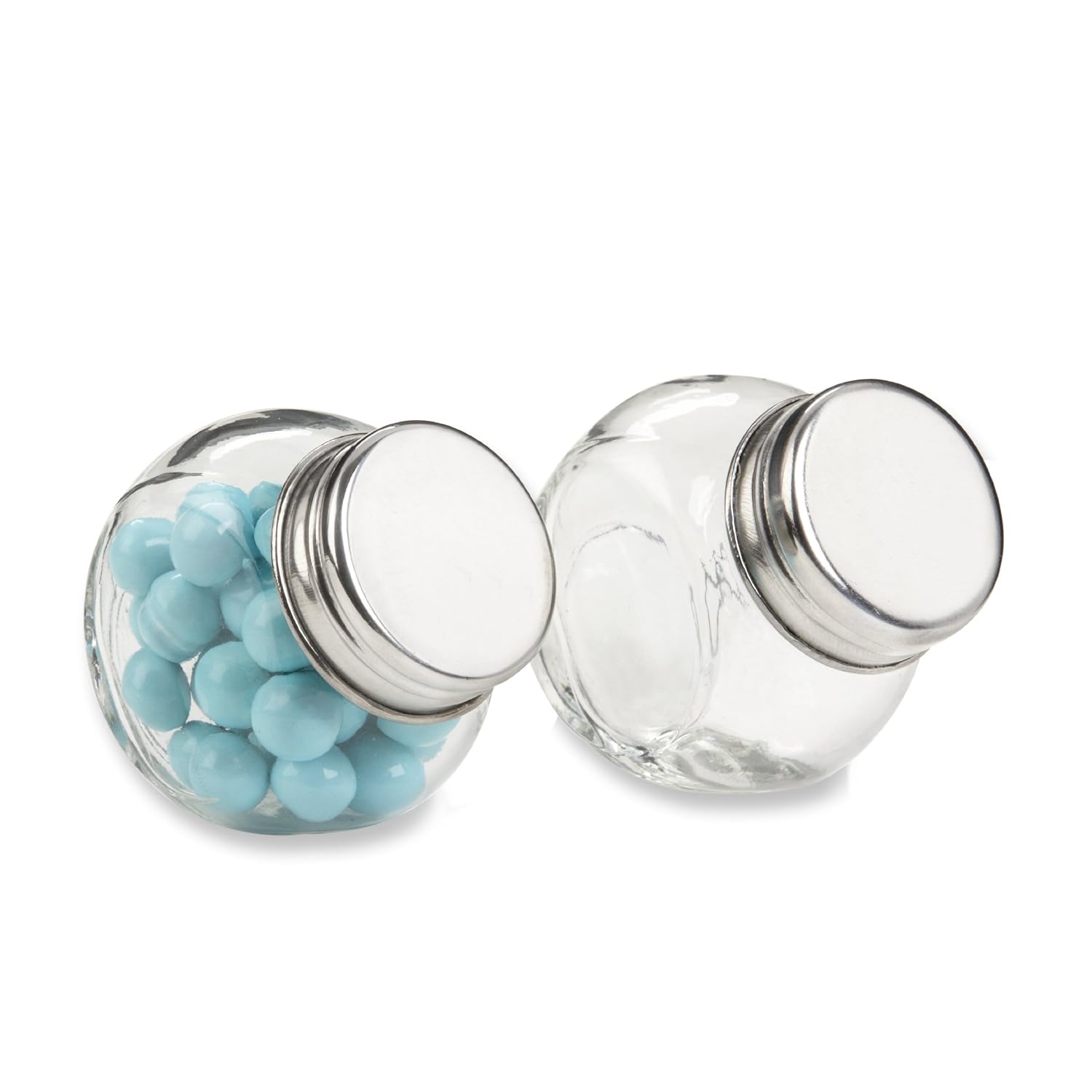 Amazon.com: Kate Aspen Set of 12 Mini Glass Favor Jar : Home & Kitchen