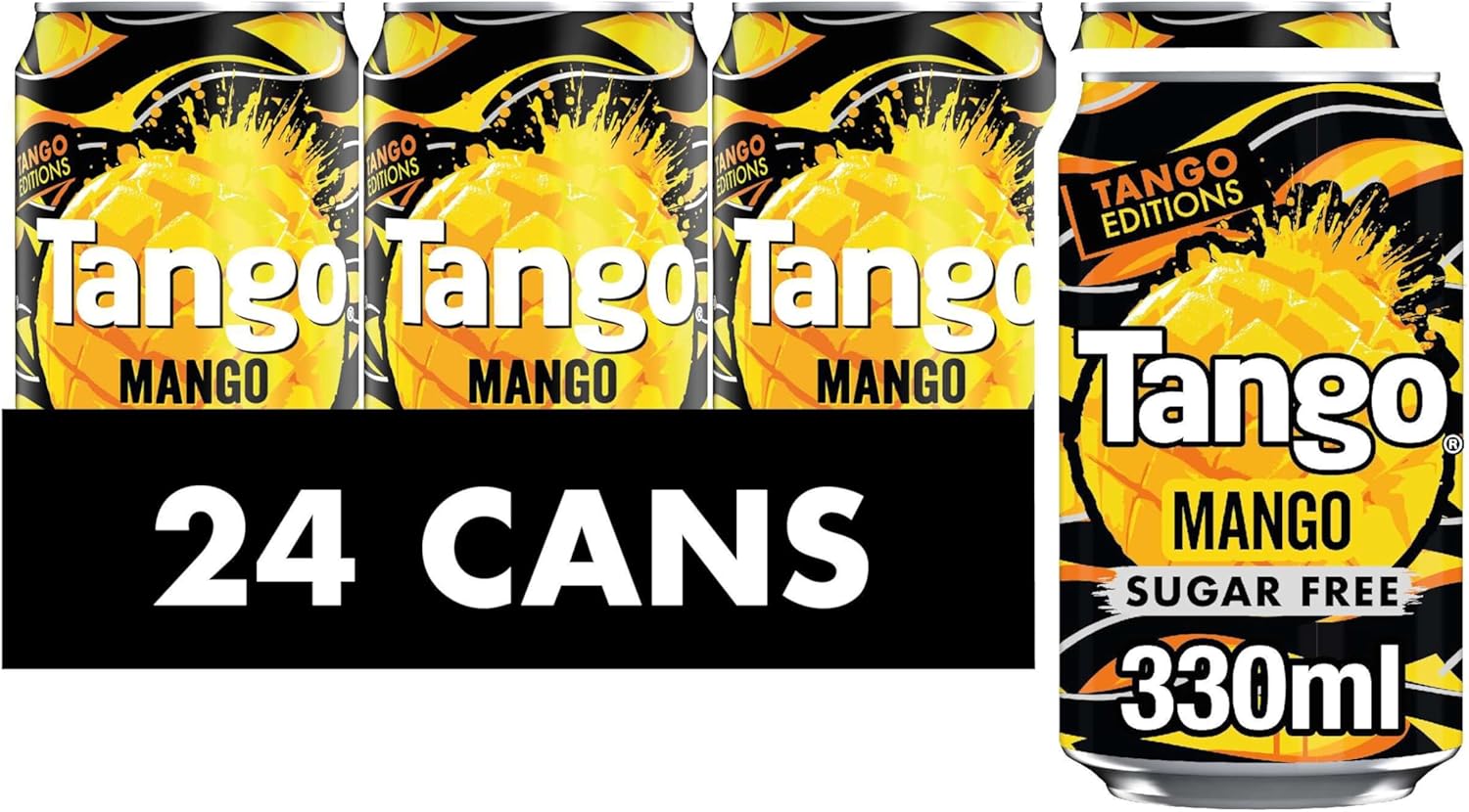 Tango Mango Sugar Free, 330 ml (Pack of 24) : Amazon.co.uk: Grocery