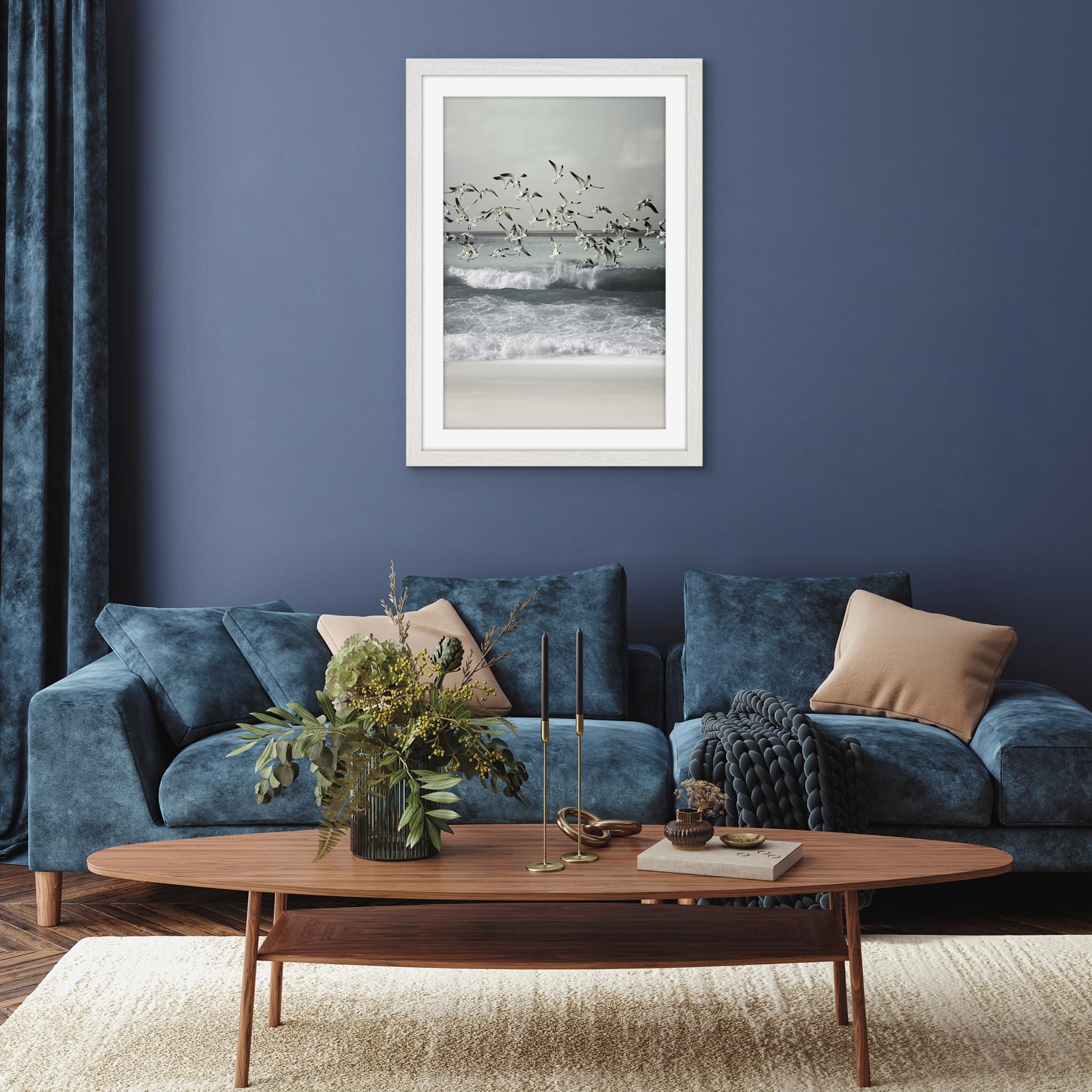 Americanflat 24x34 Poster Frame in White - Use as 20x30 Picture Frame ...