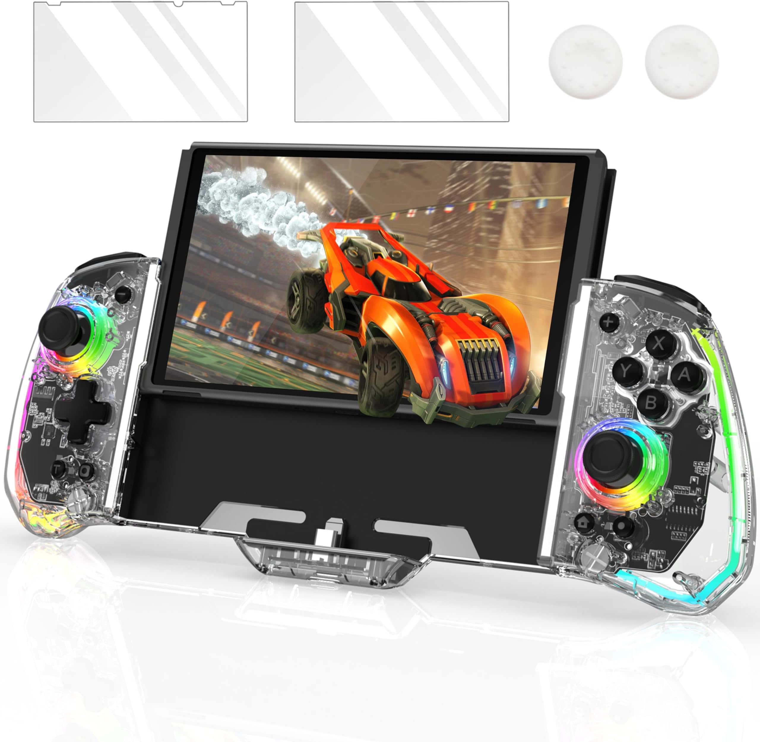 RREAKA Switch Controller for Nintendo Switch/OLED, Wireless Gaming Pro ...
