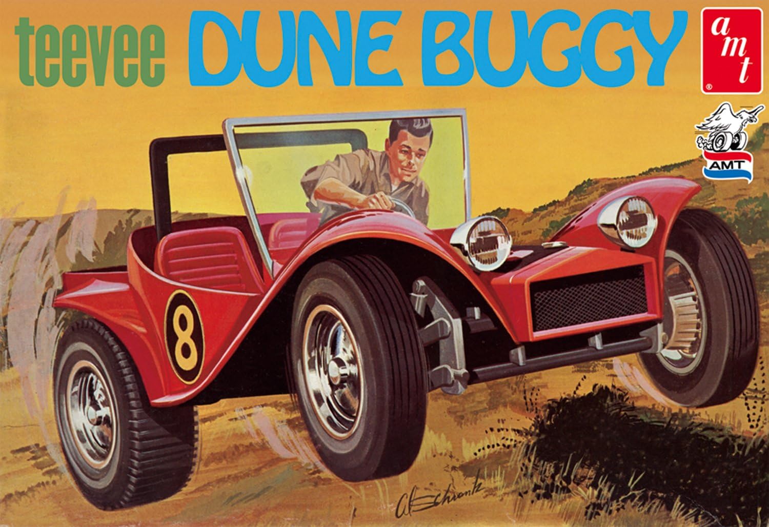 AMT 1:25 Scale TeeVee Dune Buggy Model Kit : Amazon.co.uk: Toys & Games