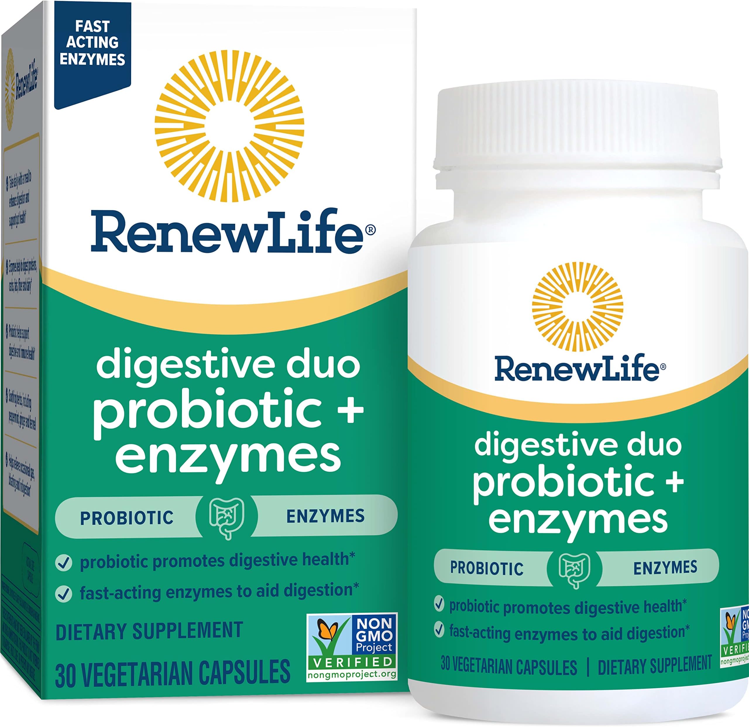 Amazon.com: Renew Life Extra Care Probiotic Capsules, Daily Supplement ...