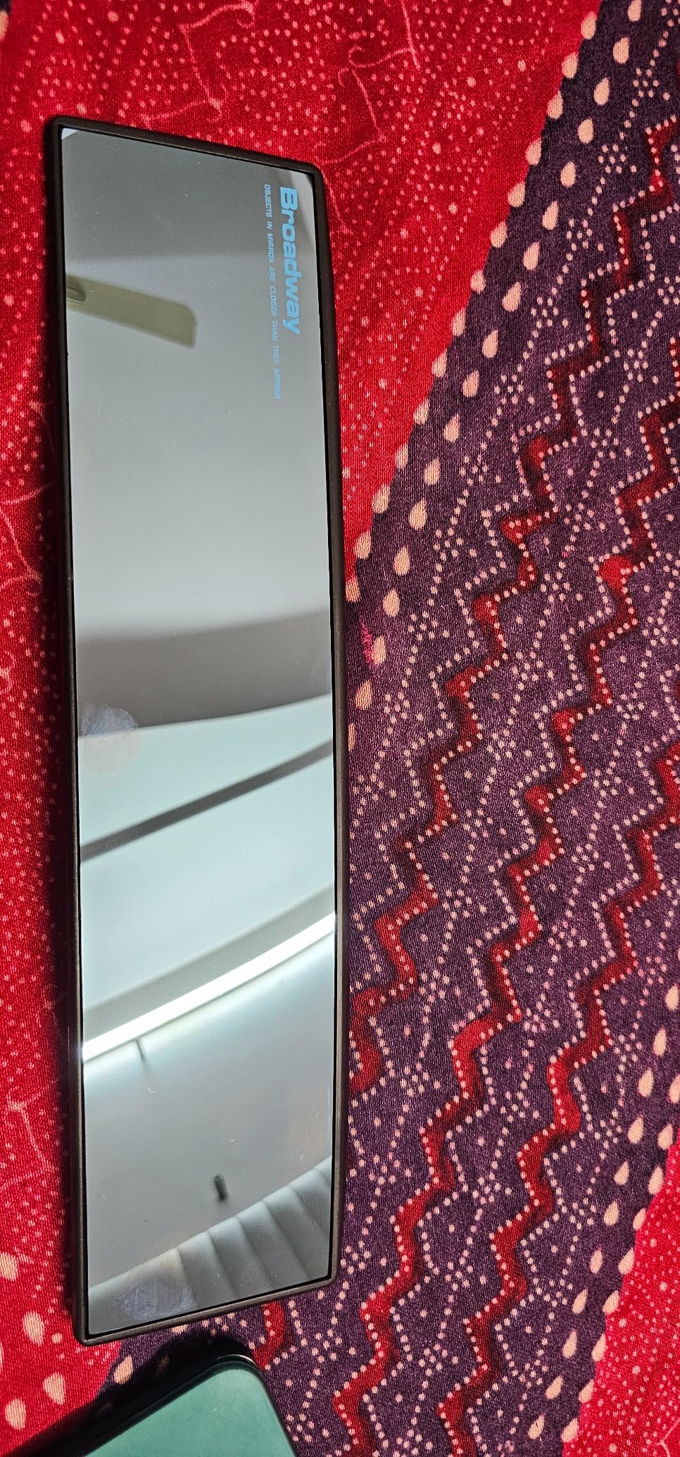 HUUSO Rear View Mirror, Clip On Rear View Wide Angle Mirror, Panoramic ...