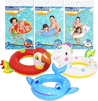 Pool Inflatables Floats for Swimming Pools - Pack of 3 Cute Unicorn ...