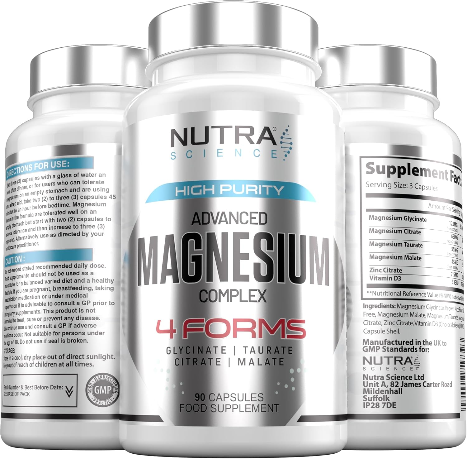 Advanced Magnesium Complex (4 in 1) Magnesium Supplements – Magnesium ...
