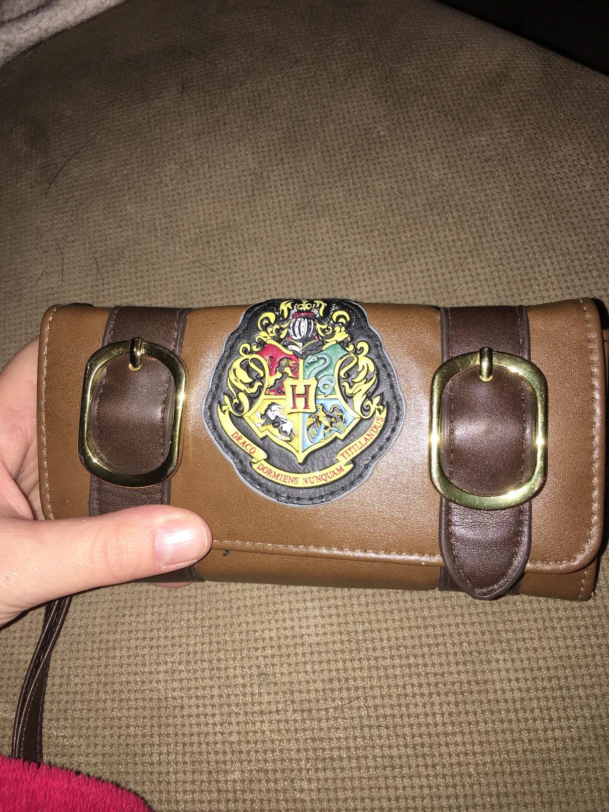 Amazon.com: Harry Potter Satchel Fold Wallet 4 x 8in, Brown, OS ...