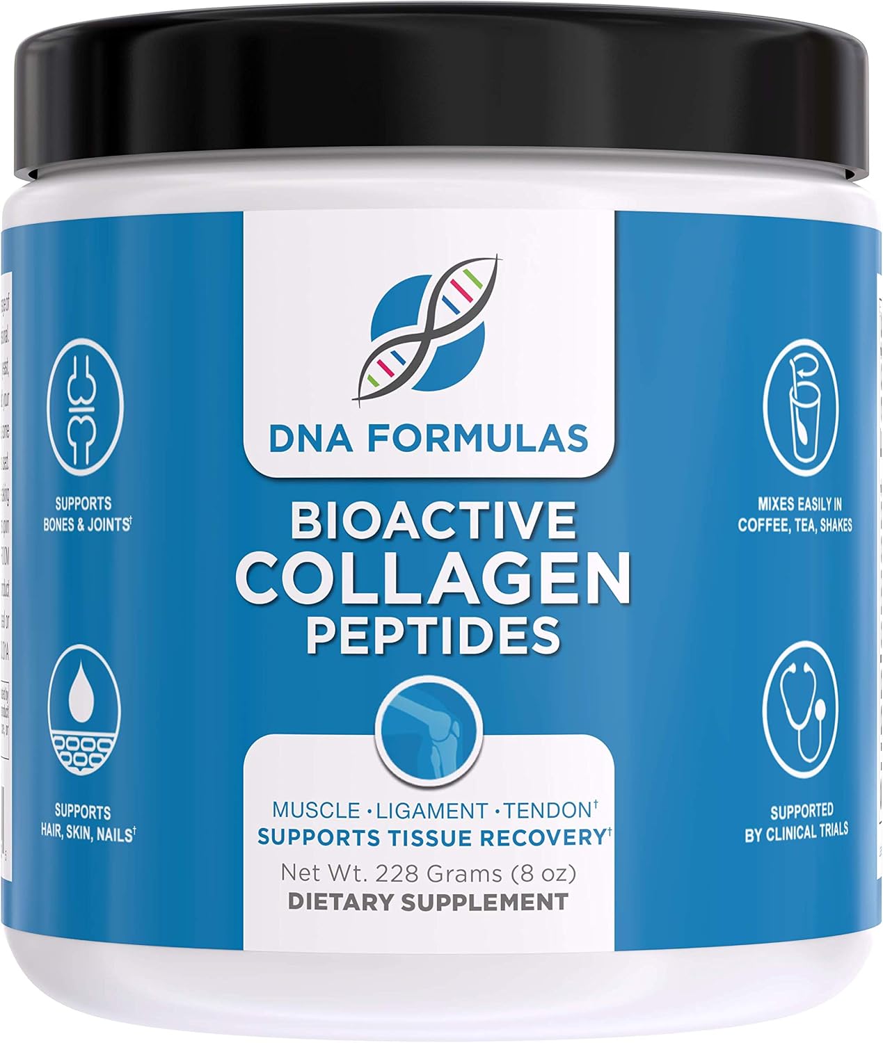Amazon.com: DNA Formulas Patented Bioactive Collagen Peptides | Grass ...