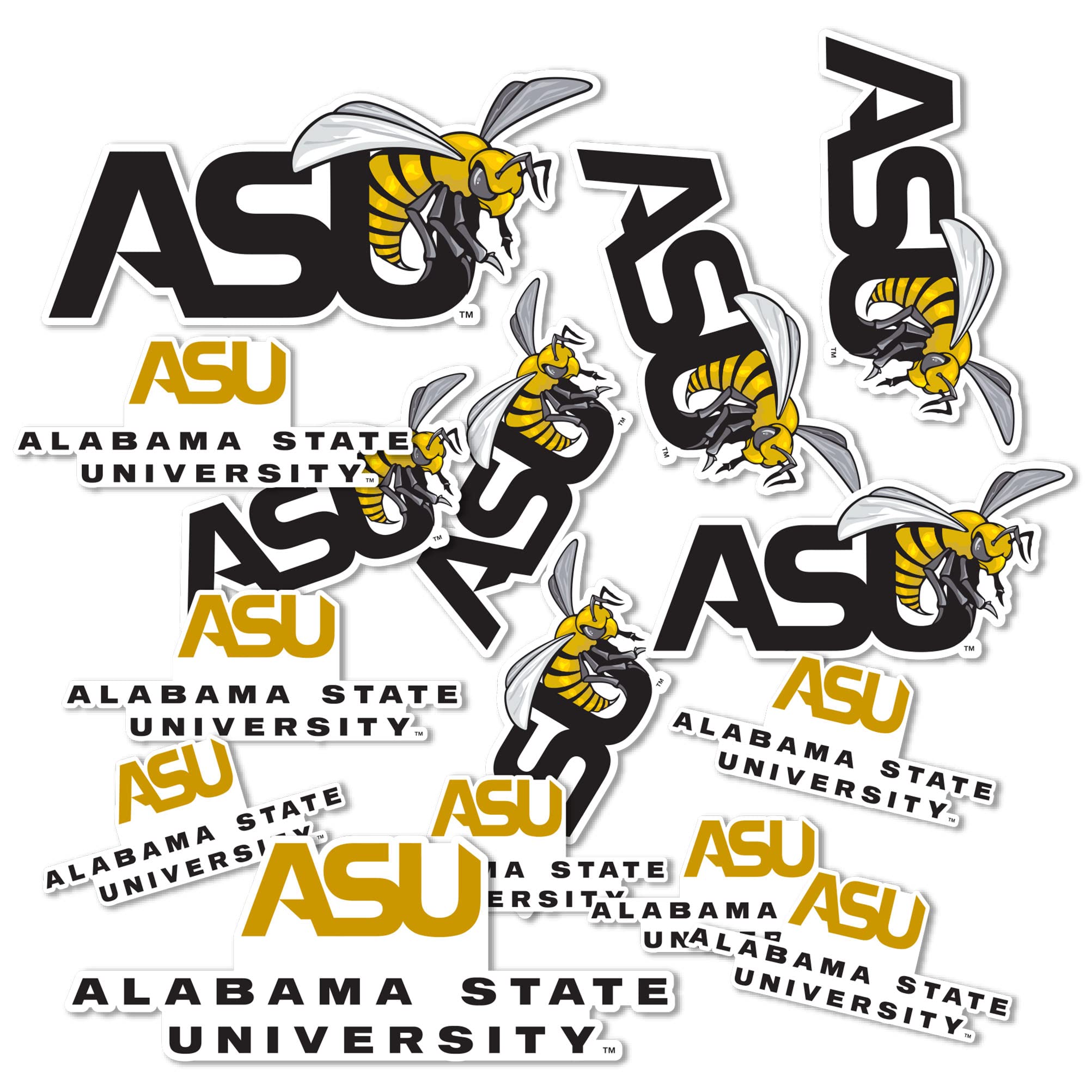 Victory Tailgate Alabama State University Hornets Removable Wall Decal ...