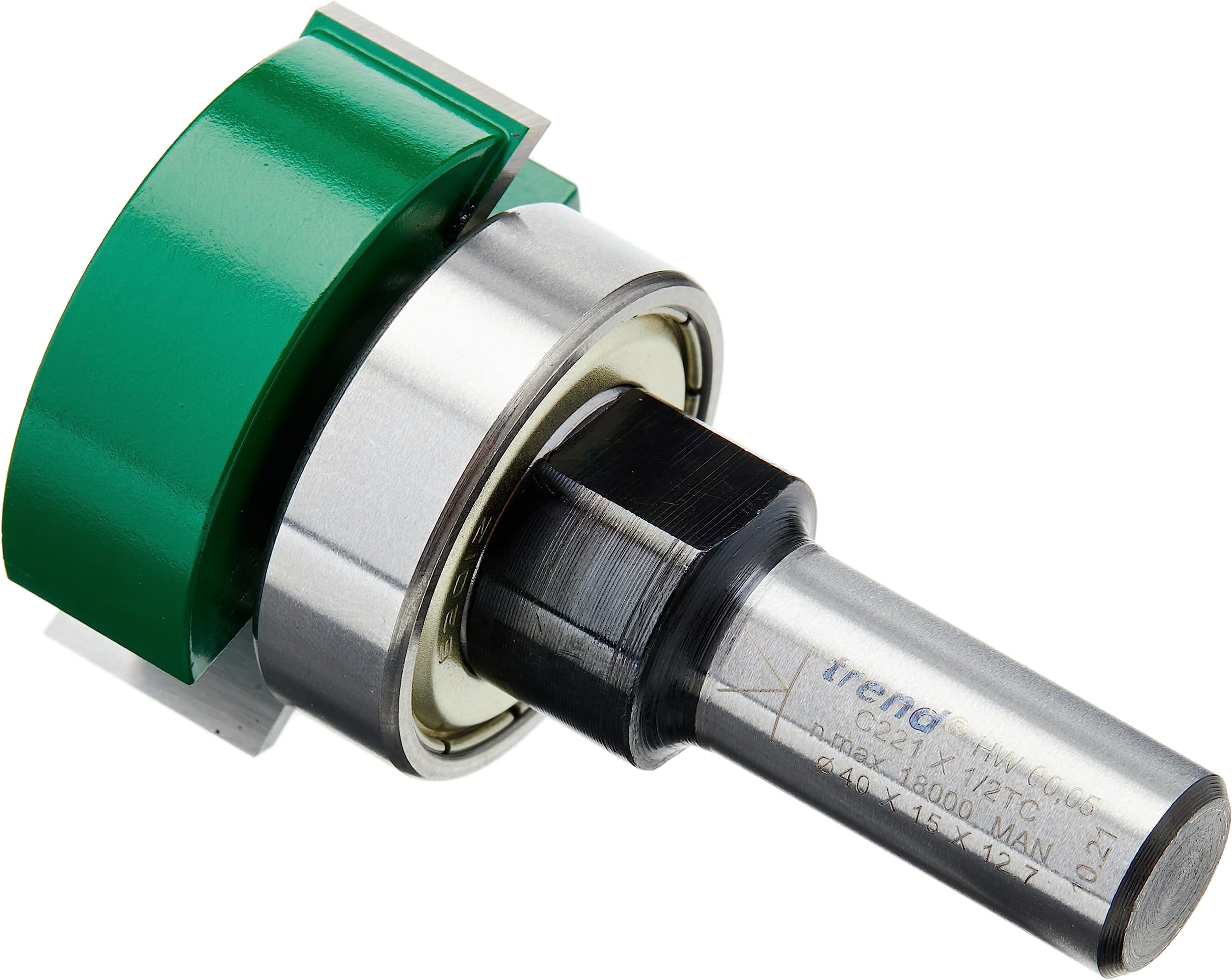 Trend CraftPro Two Flute Intumescent Recessing Router Cutter Bit, 1/4 ...