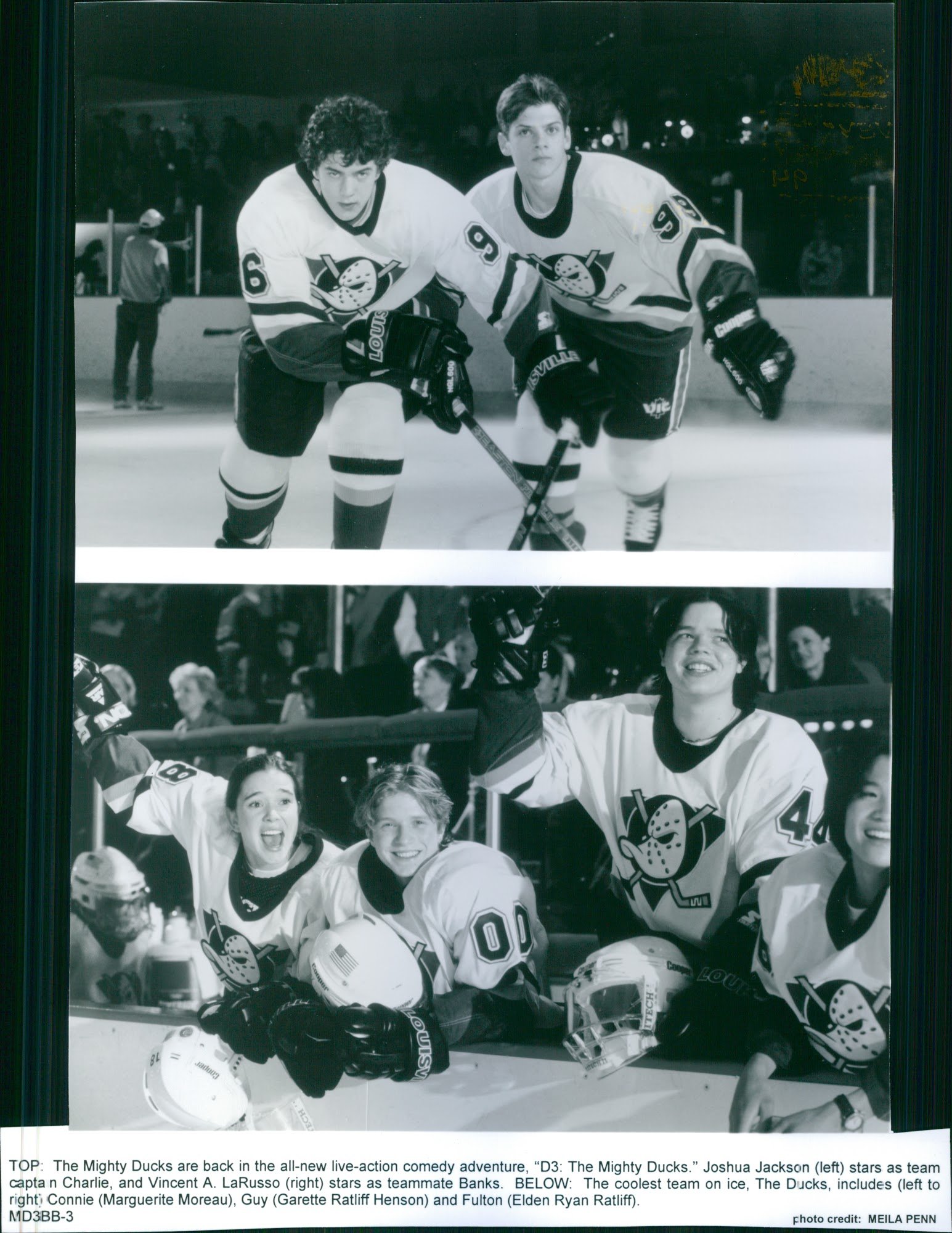 Vintage Photo Of Joshua Jackson Left Stars As Team Captain | Desertcart ...