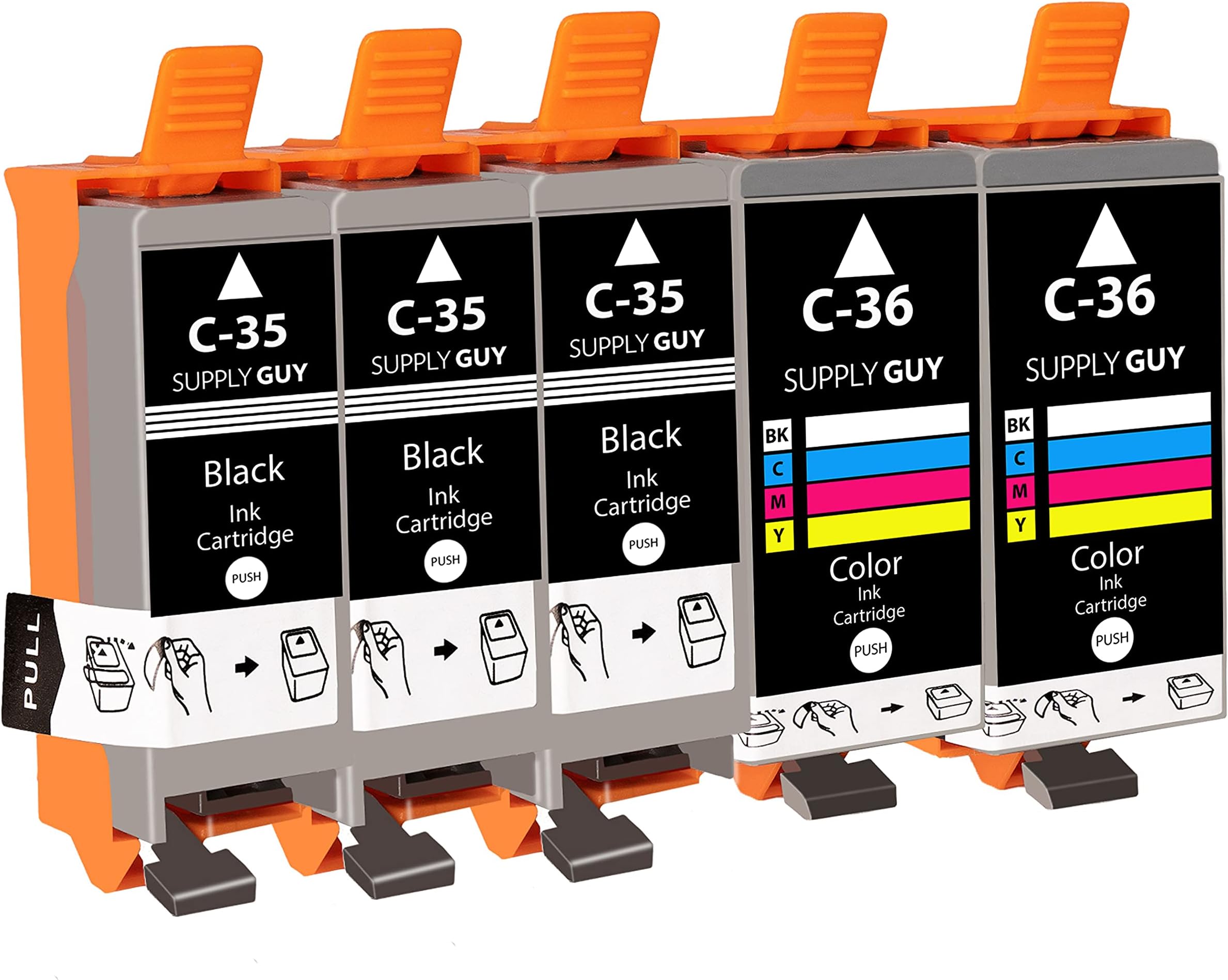 Canon PGI-35 Black & CLI-36 Colour Ink Cartridge Bundle Pack: Amazon.co ...