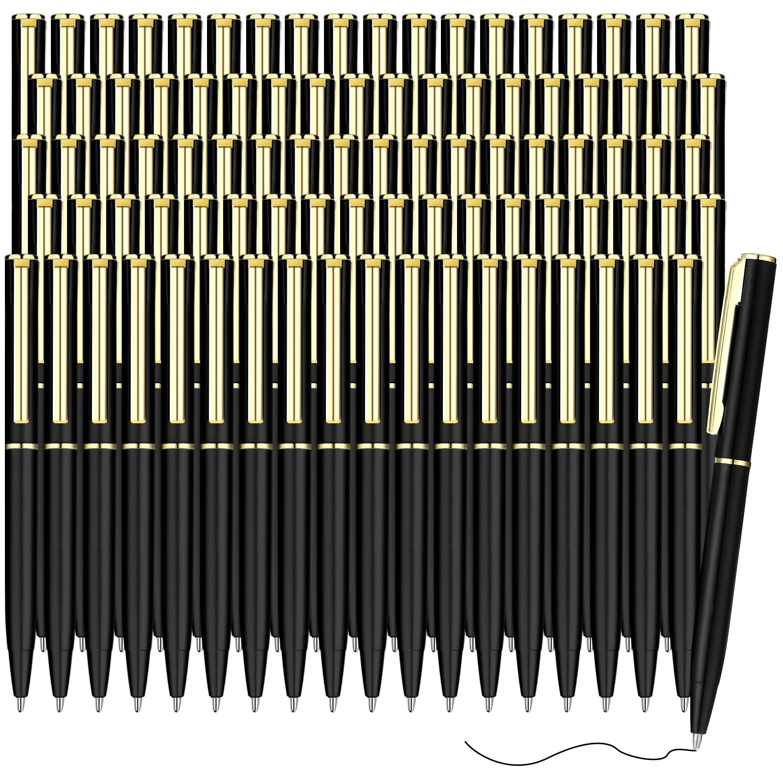 Amazon.com : Teling 72 Pcs Small Ballpoint Pen Mini Pens Bulk 4 Inch ...