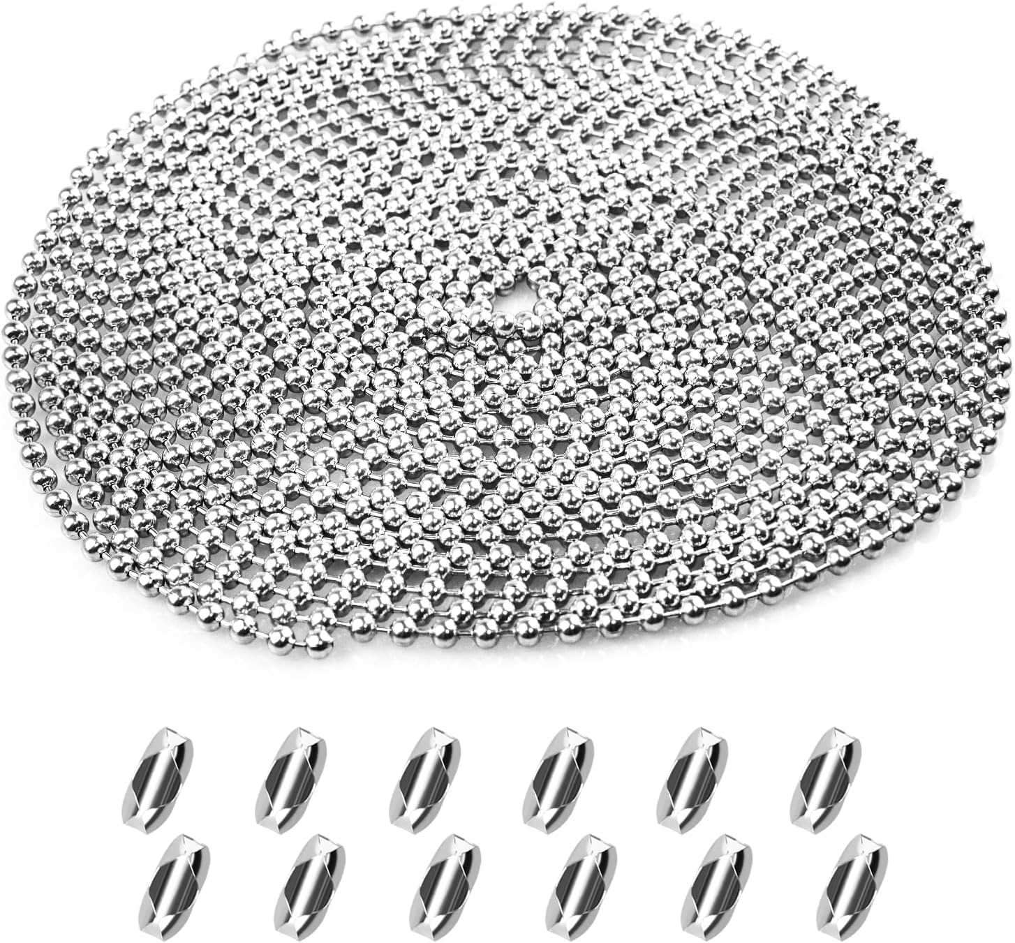 Roller Blind Beaded Pull Chain Extension, 4.5 MM Beaded Ball Continuous ...