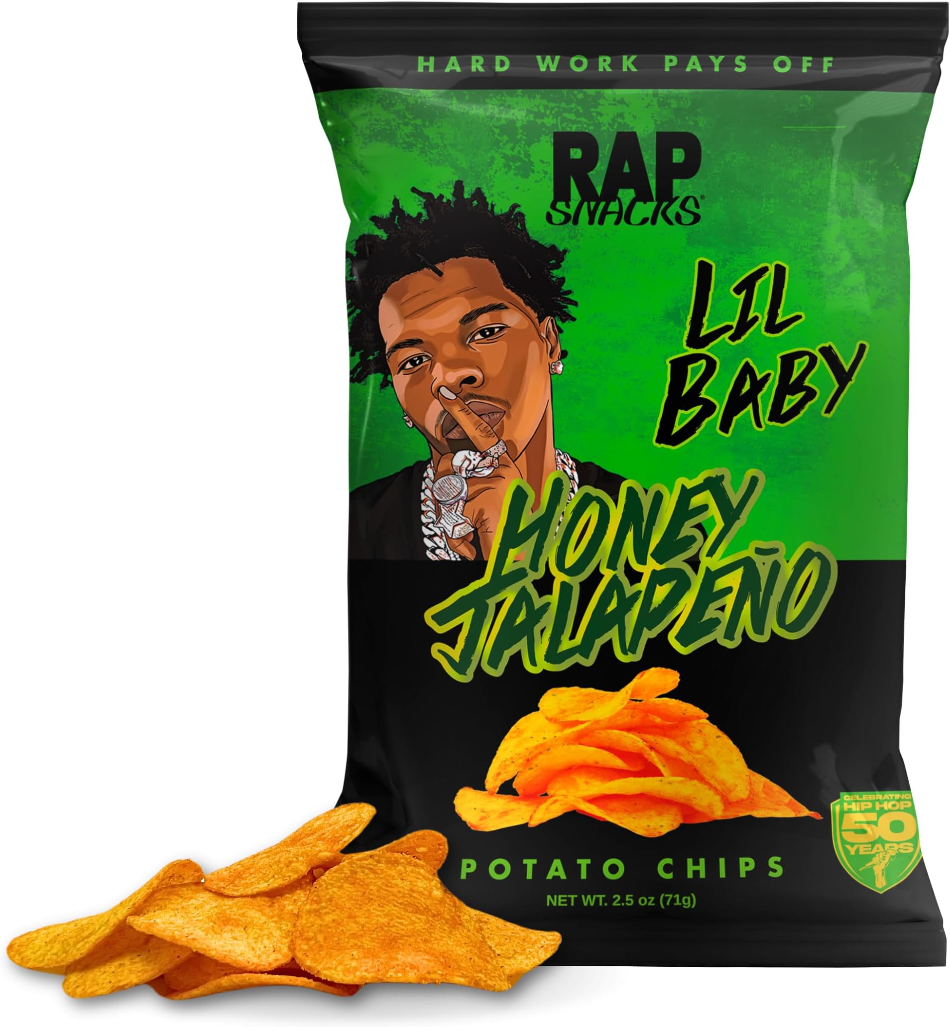 Amazon.com: Rap Snacks Lil Baby Bar-B-Quin' With My Honey Heat Cheese ...