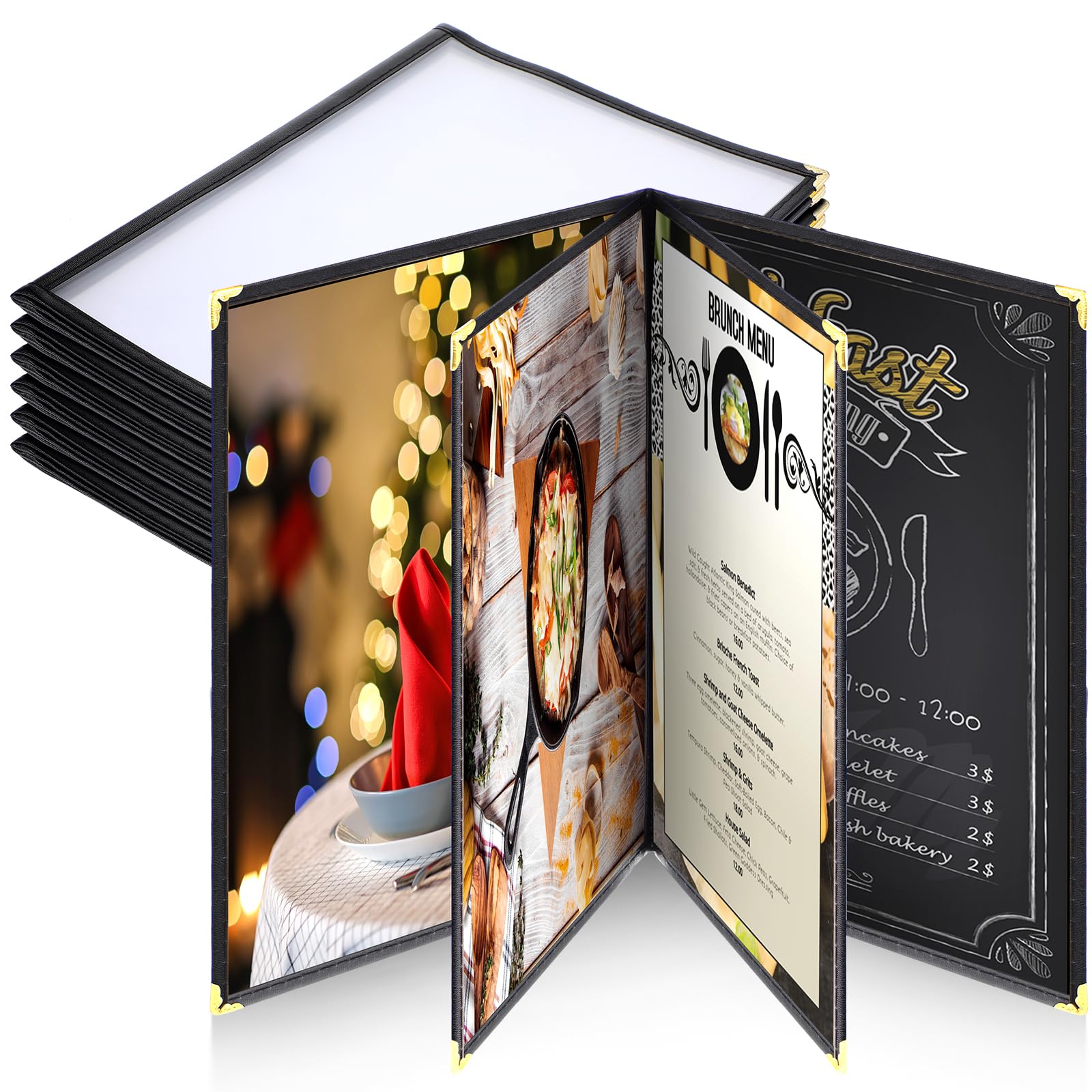 Snapklik.com : TaoBary 6 Pcs 8.5 X 11 Inch Menu Covers Fits A4 Size ...