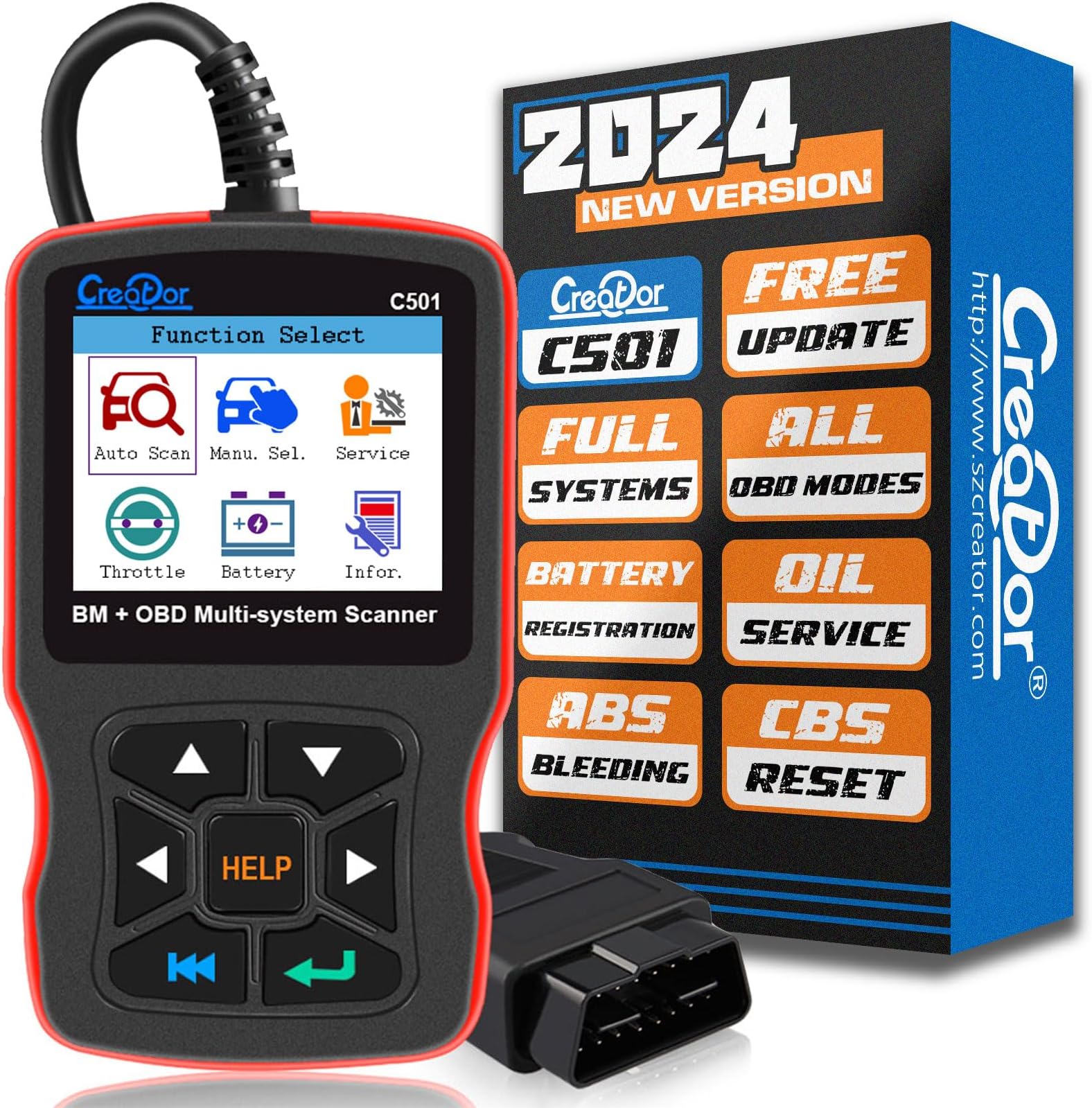 Creator C501 OBD2 Diagnostic Tool for BMW Mini Cooper Check Engine ...