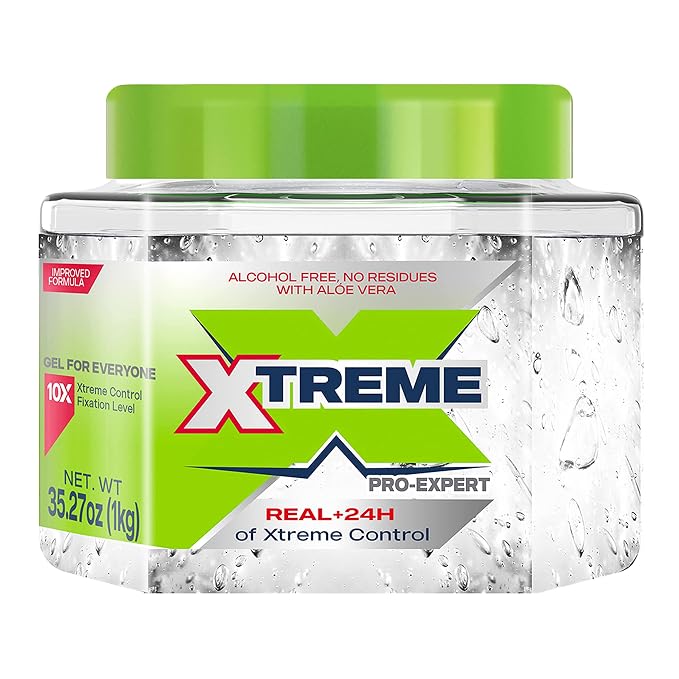 Amazon.com : Xtreme Pro-Expert Clear Styling Hair Gel, Alcohol-Free 24 ...