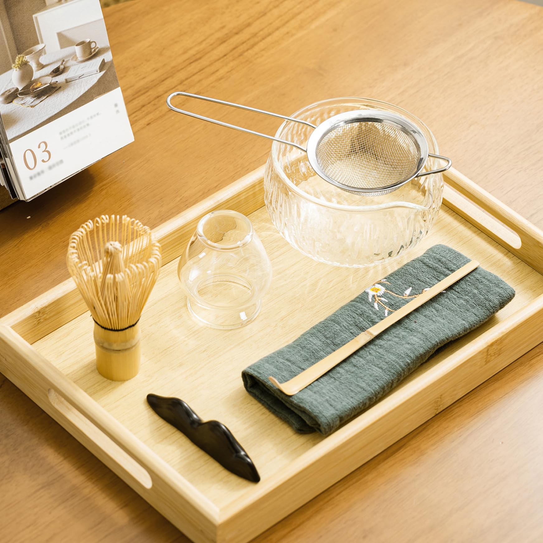 Ceremonial Matcha Kit 5-Piece Matcha Whisk Set - Complete Ceremonial ...