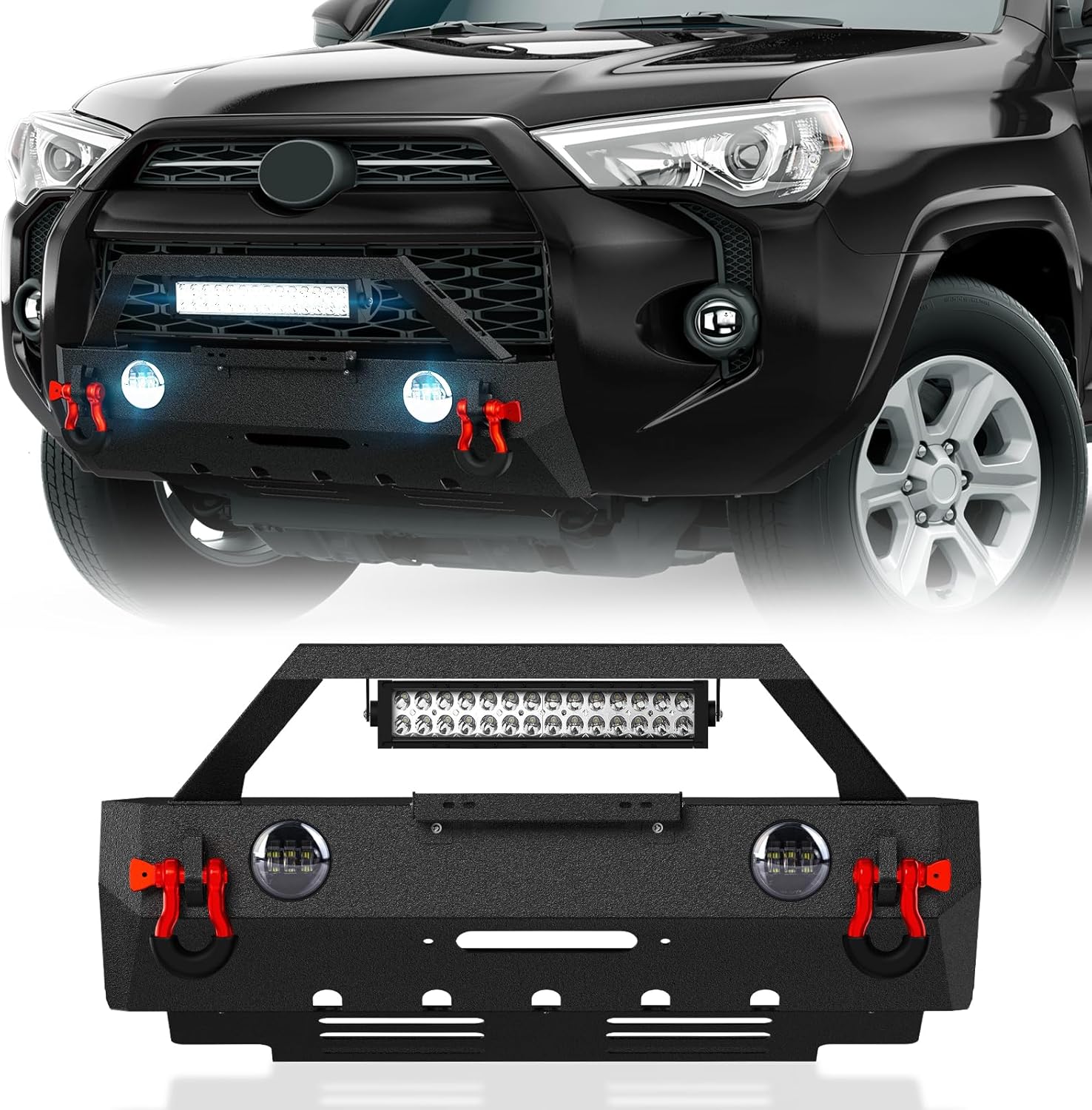 Amazon.com: YZONA Front Bumper Compatible for 2010-2023 Toyota 5th Gen ...