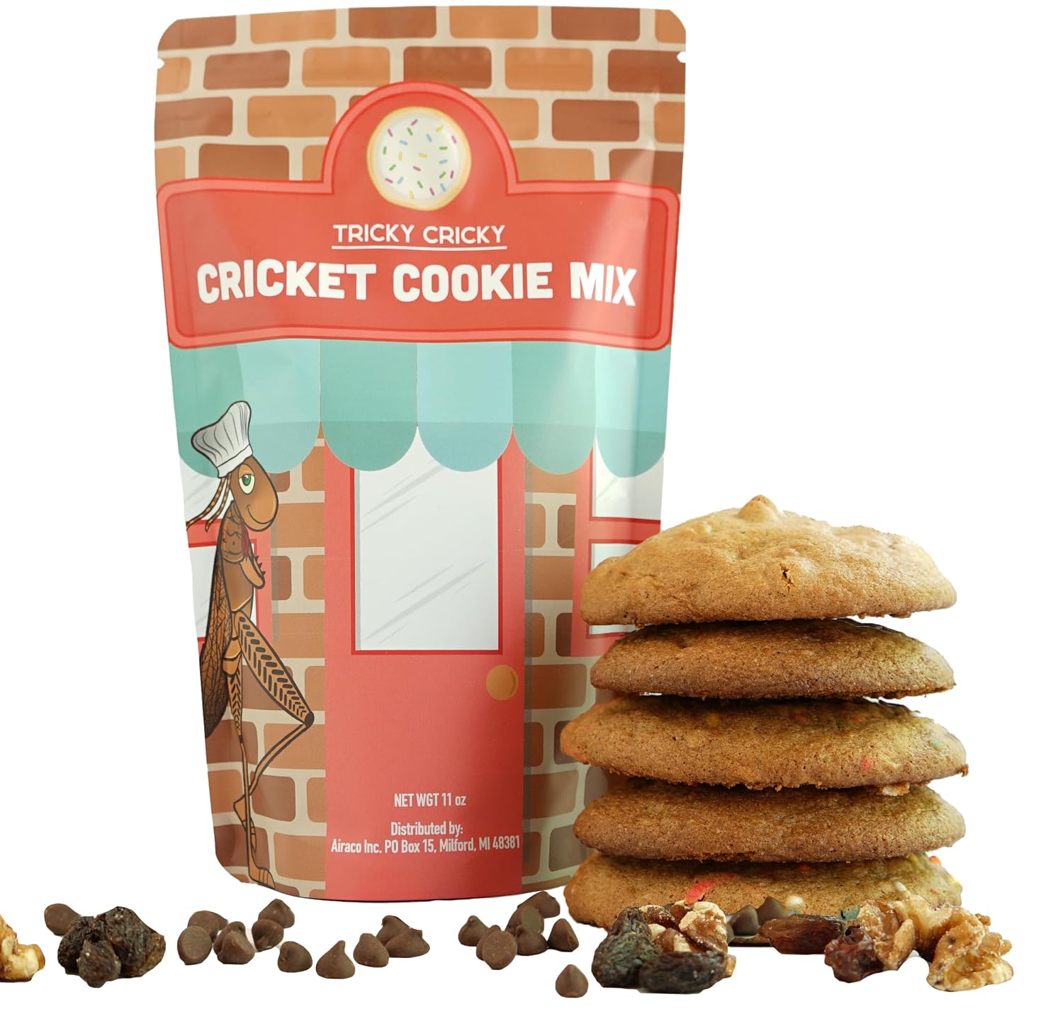 Amazon.com : Tricky Cricky Cricket Protein Cookie Mix - USA Handmade ...