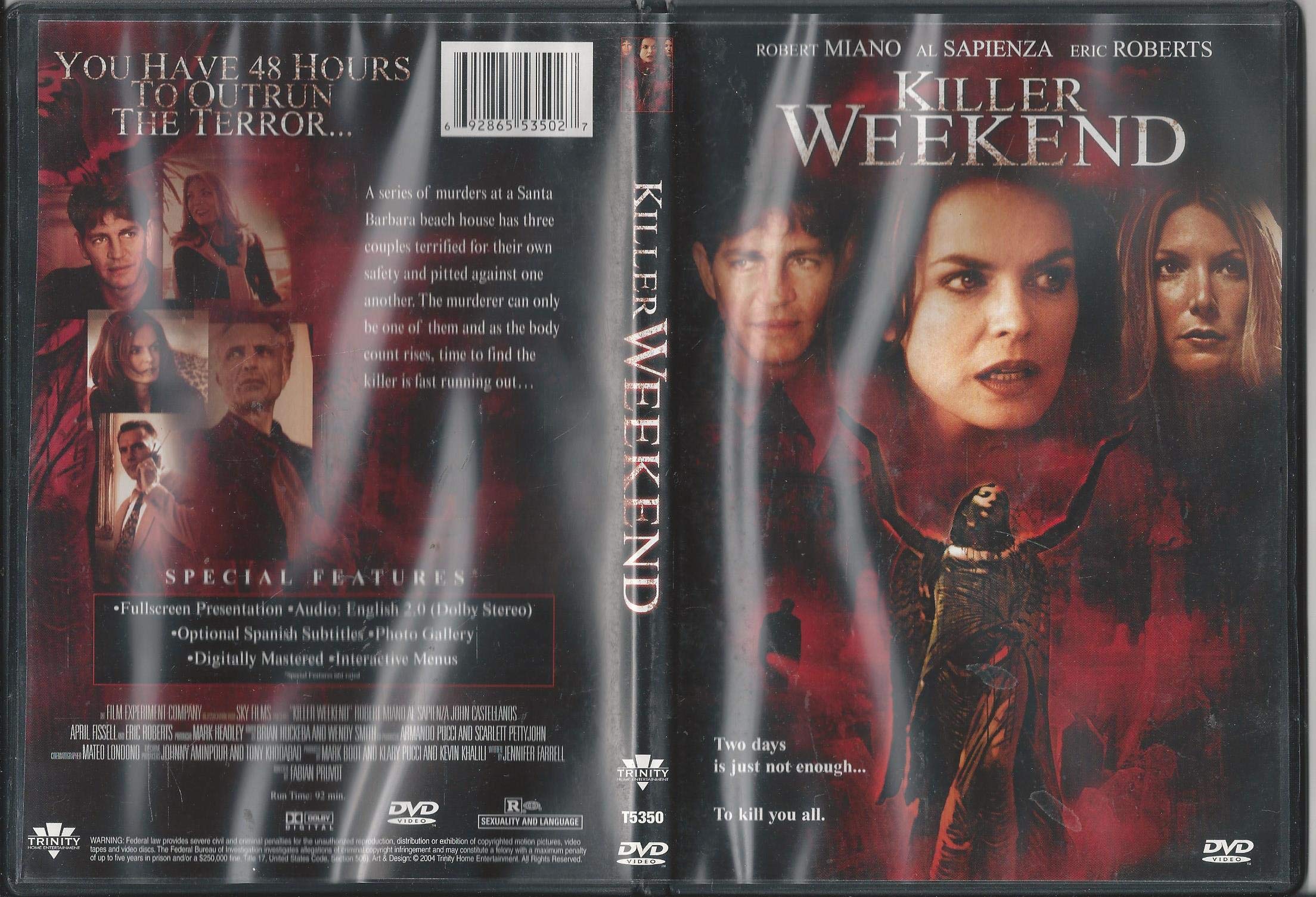 Amazon.com: Killer Weekend : Robert Miano, Al Sapienza, John ...