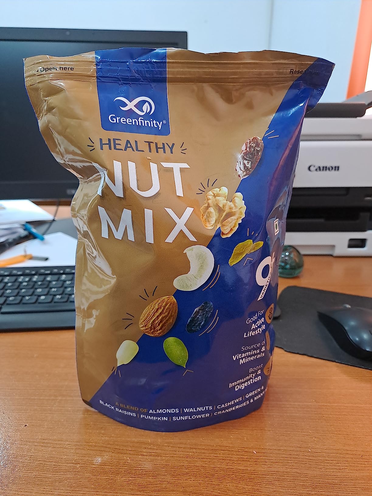 GreenFinity Healthy Dried Nutmix 250 Gm (Almond, Cashew, Pistachio ...