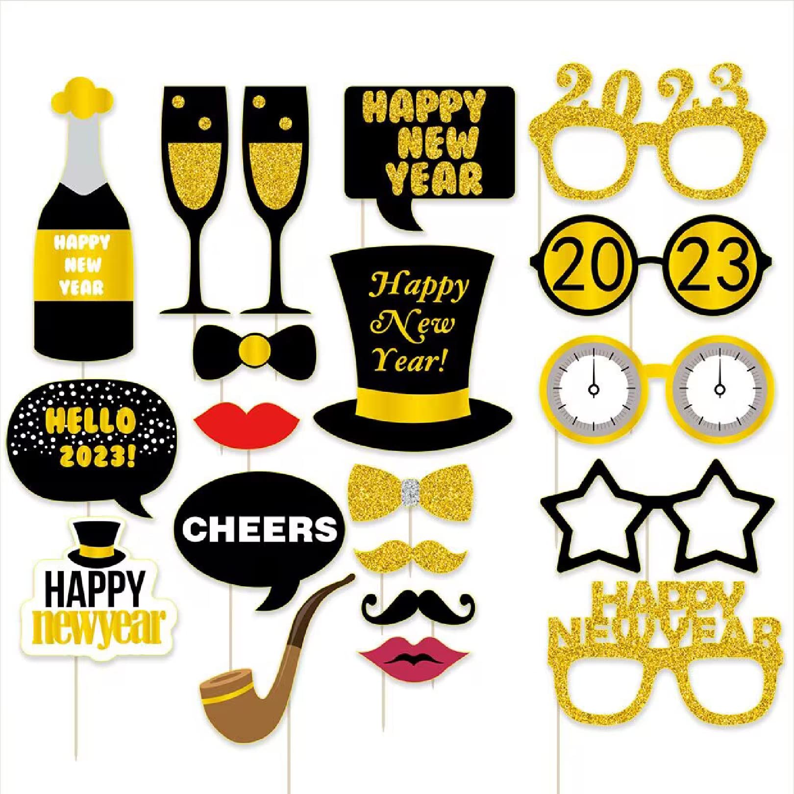Photo Booth Clip Art Free Vector | Male Photo Booth Props Vector