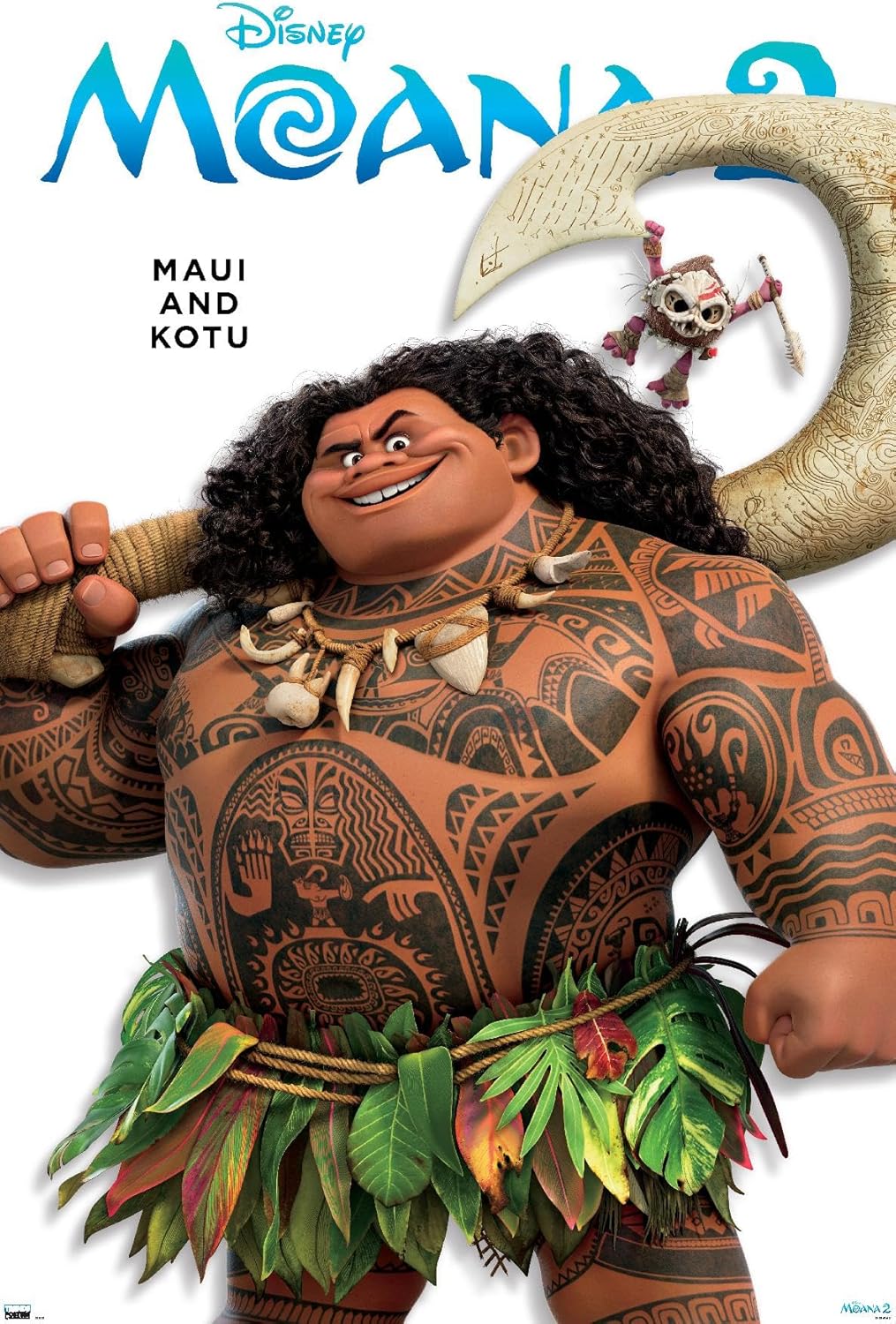 Amazon.com: Trends International Disney Moana 2 - Maui and Kotu Feature ...