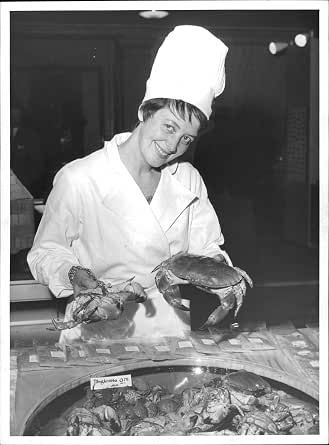 Amazon.com: Vintage photo of Mrs. Erna showcases fine crabs during the ...