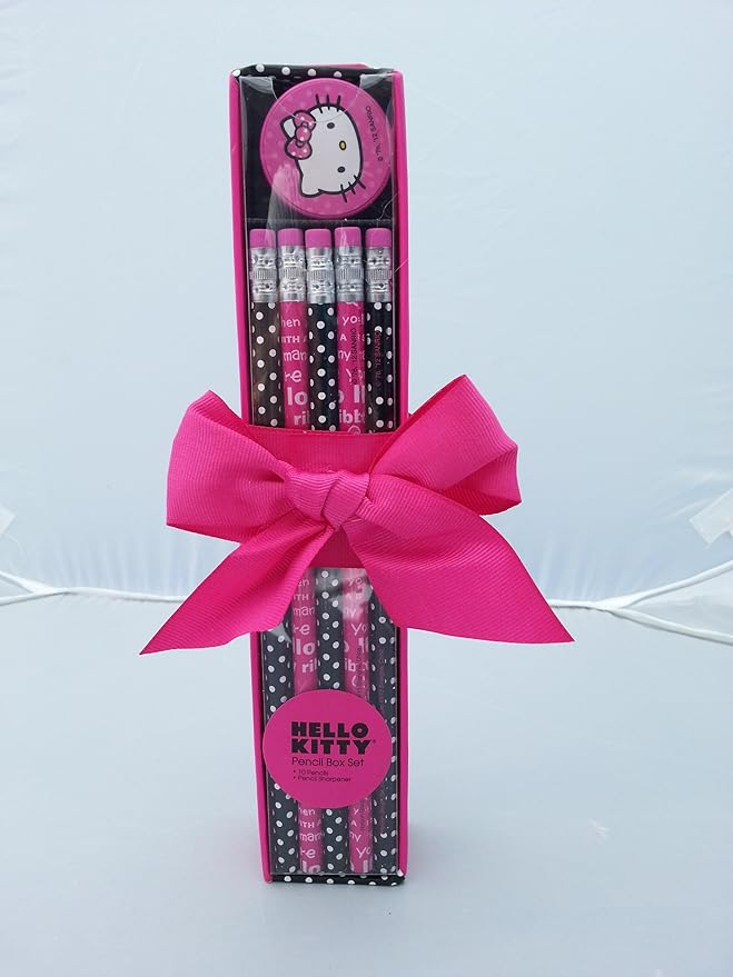 Hello Kitty Pencil Box Set by Hello Kitty : Amazon.co.uk: Stationery ...