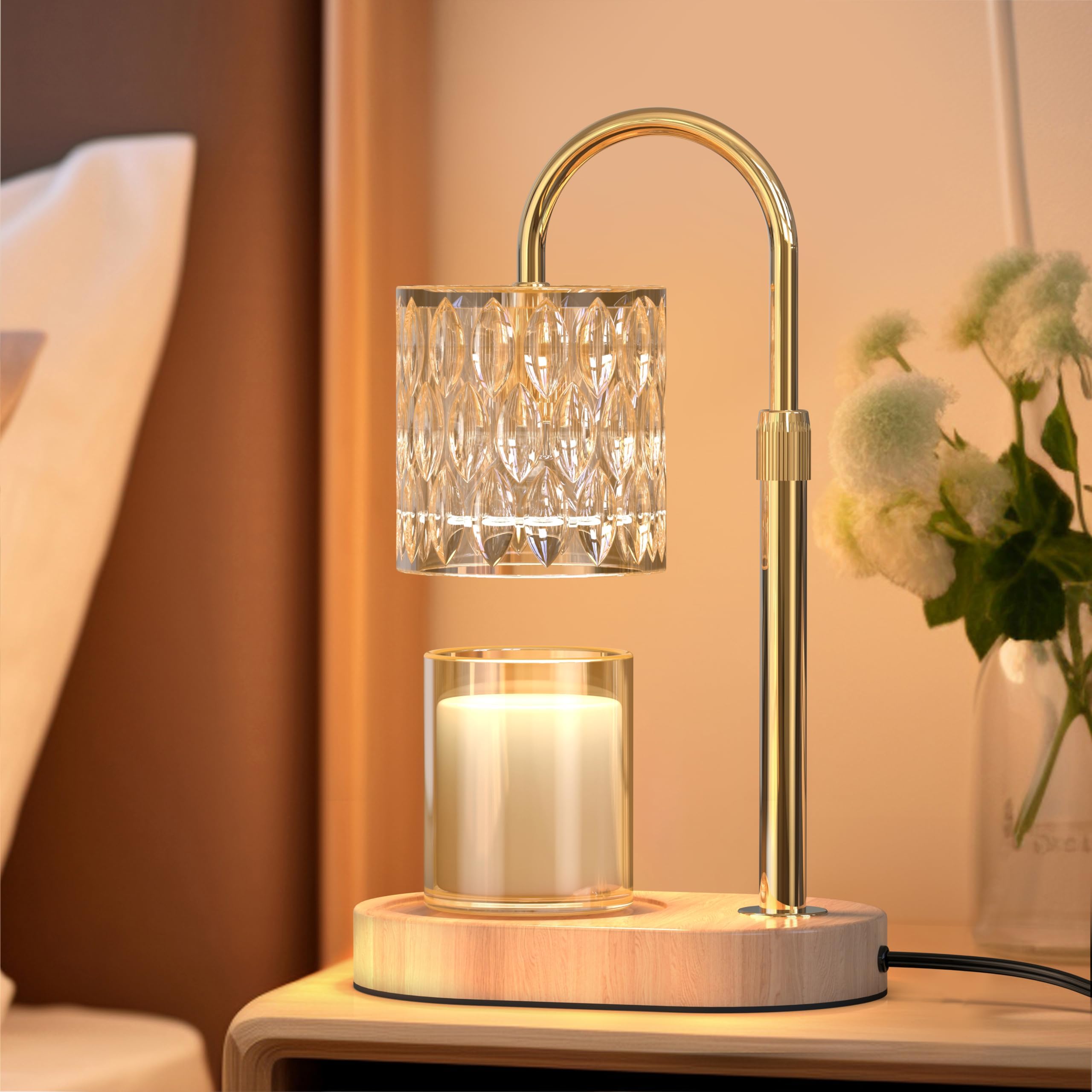 Amazon.com: Candle Lamp with Bulbs, Timer and Dimmer - Compatible with ...