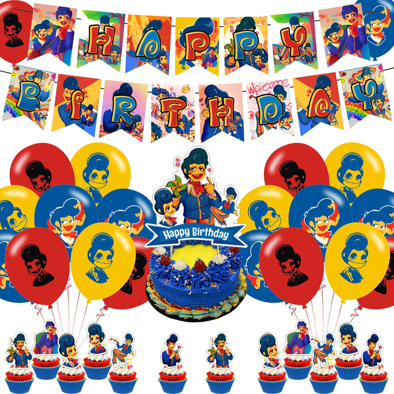 Amazon.com: Welcome Home Wally Darling Birthday Party Decorations ...