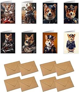 Amazon.com : All Occasion Blank Greeting Cards Funny Realistic Animal ...