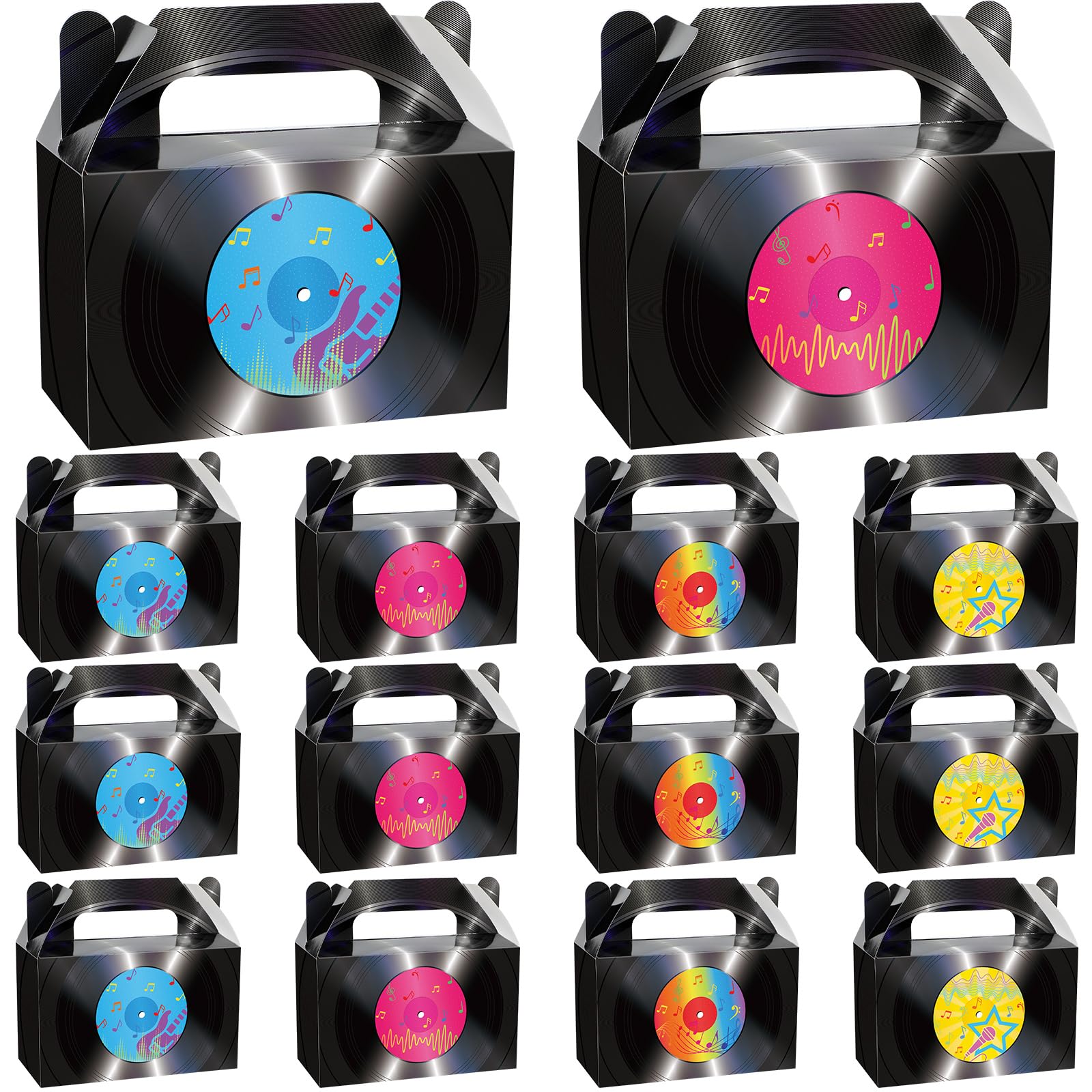 Amazon.com: CHUNNIN 12Pcs 80s 90s Records Gift Boxes Records Theme ...