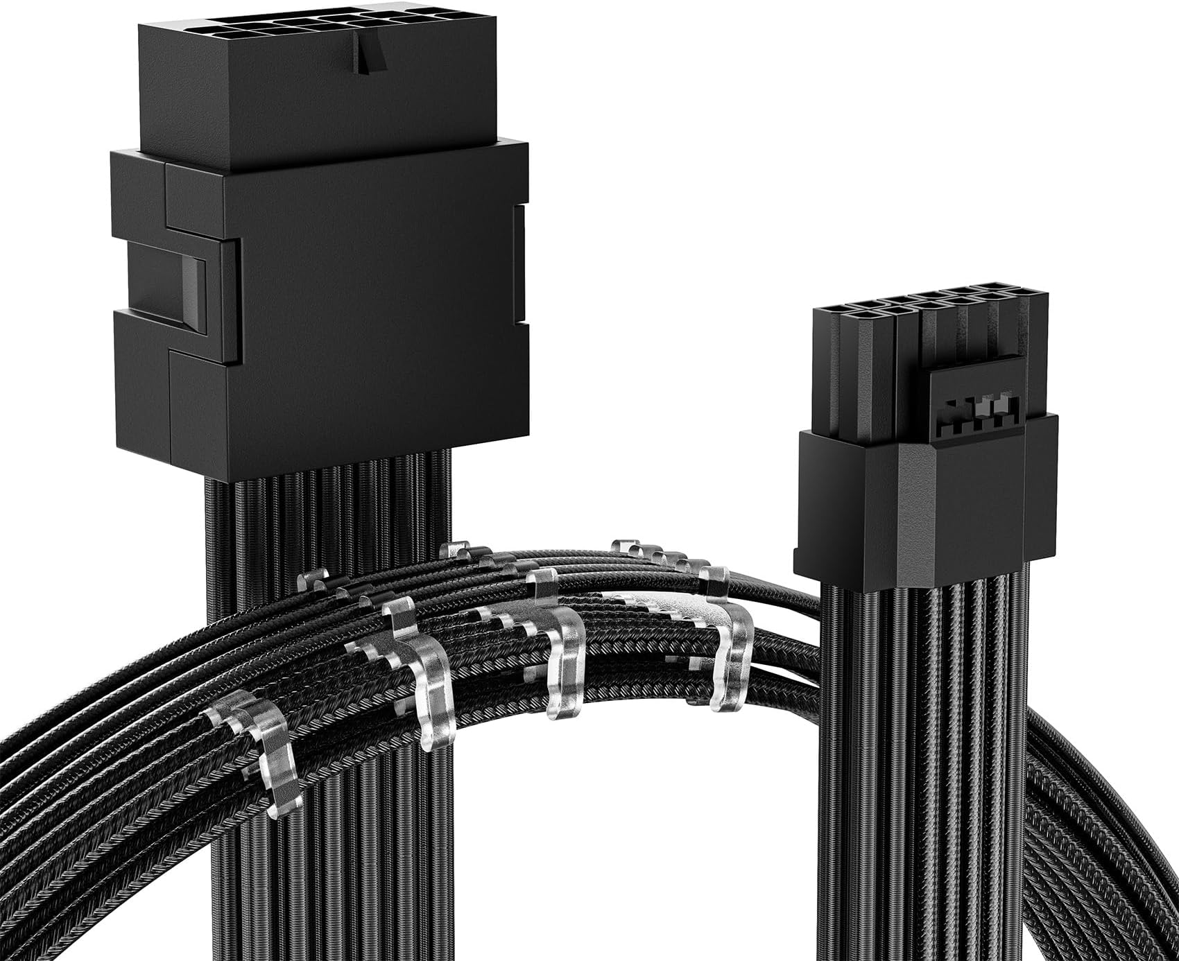 Amazon.com: AsiaHorse PSU Cable Extension Sleeved Kit, ATX Compatible ...