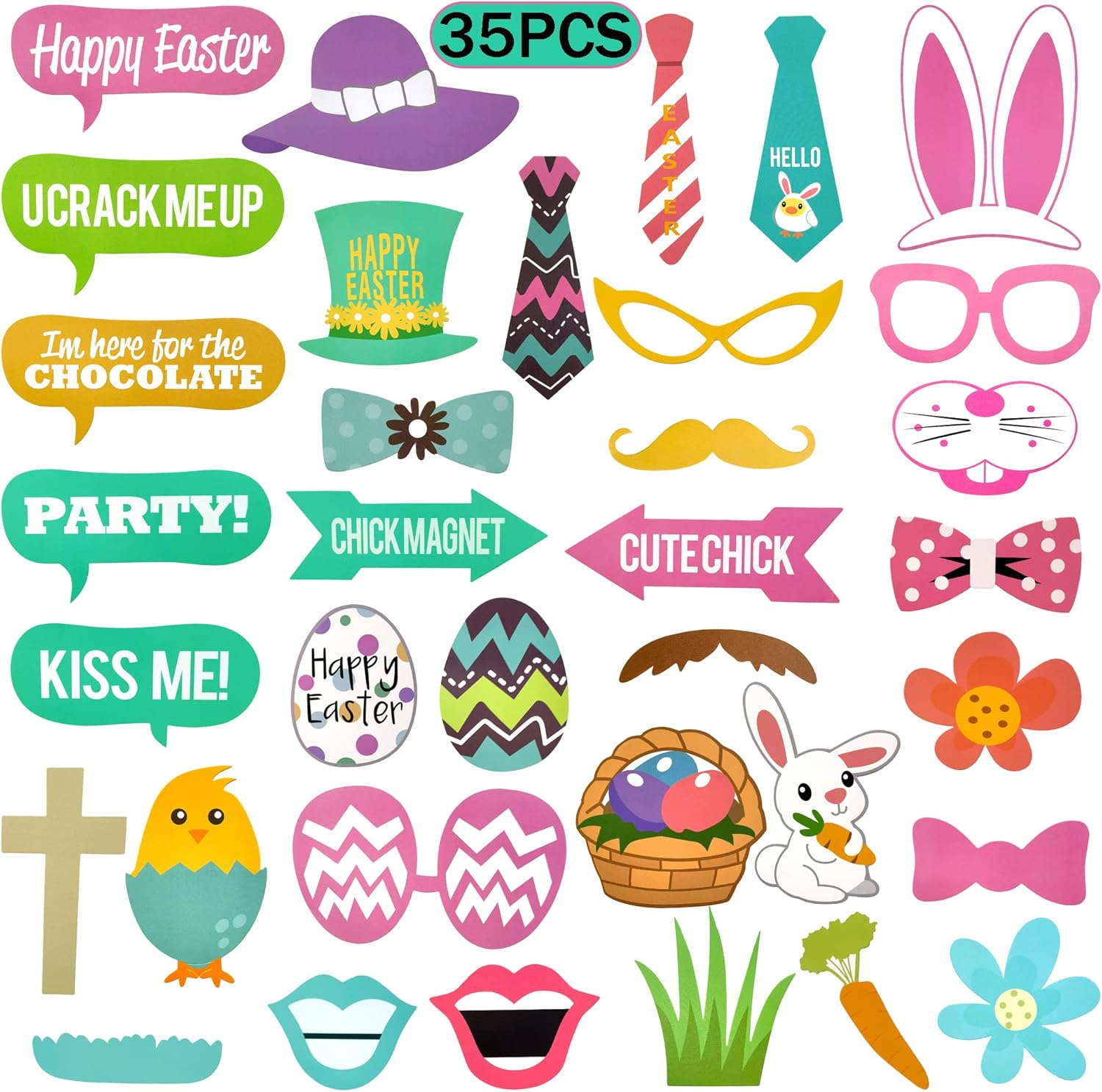 Amazon.com: Forseezon Easter Party Decorations Easter Party Supplies ...