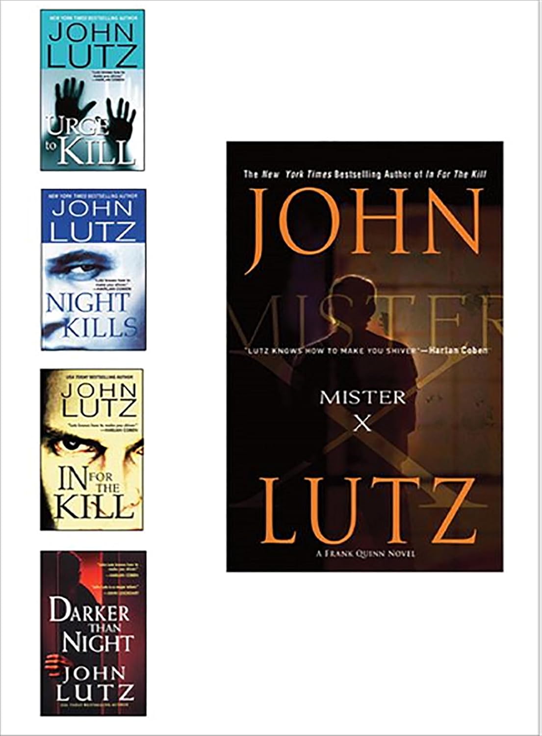 John Lutz Bundle: Mister X, Urge to Kill, Night Kills, In for the Kill ...