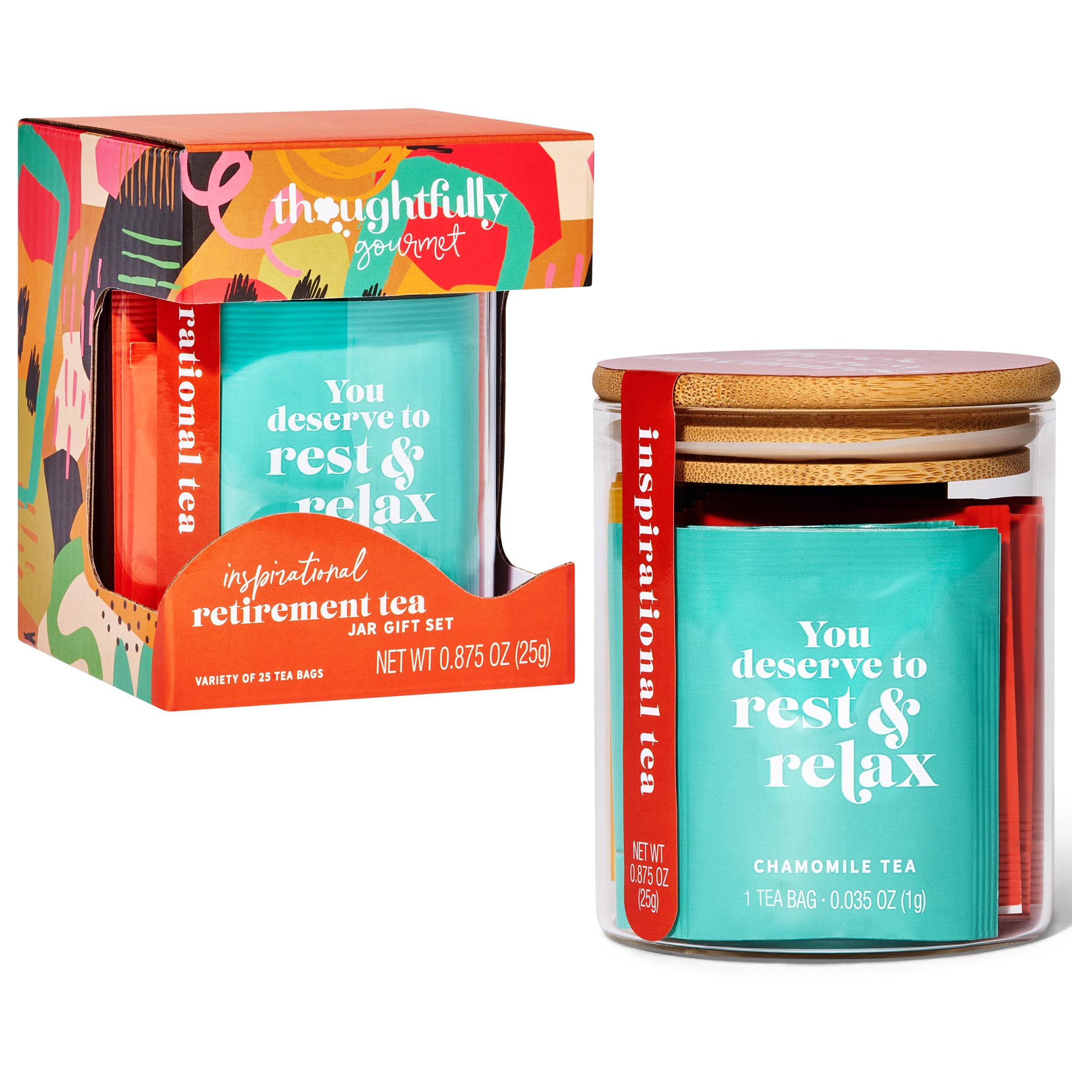 Amazon.com: Thoughtfully Gourmet, Inspirational Retirement Tea Gift Set ...