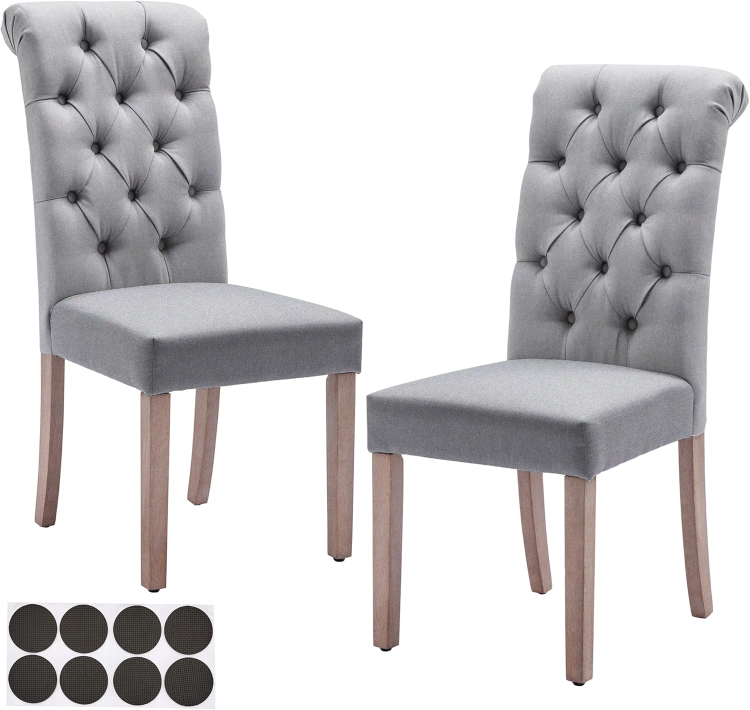 Amazon.com - MM MODERN MUSE Tufted Dining Chairs Set of 2, Parsons ...