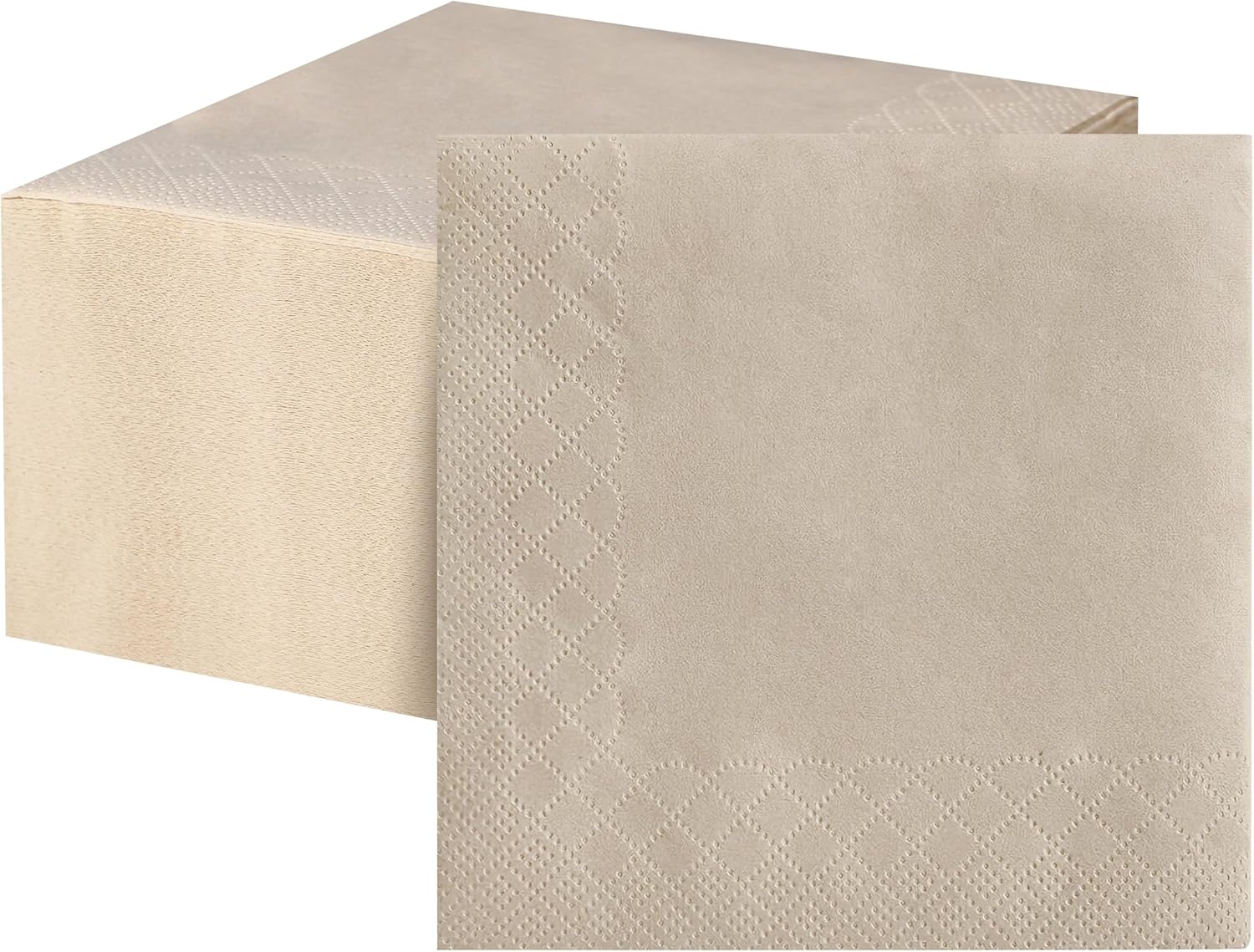 Amazon.com | MORGIANA 600Pcs Bamboo Cocktail Napkins Disposable - 100% ...