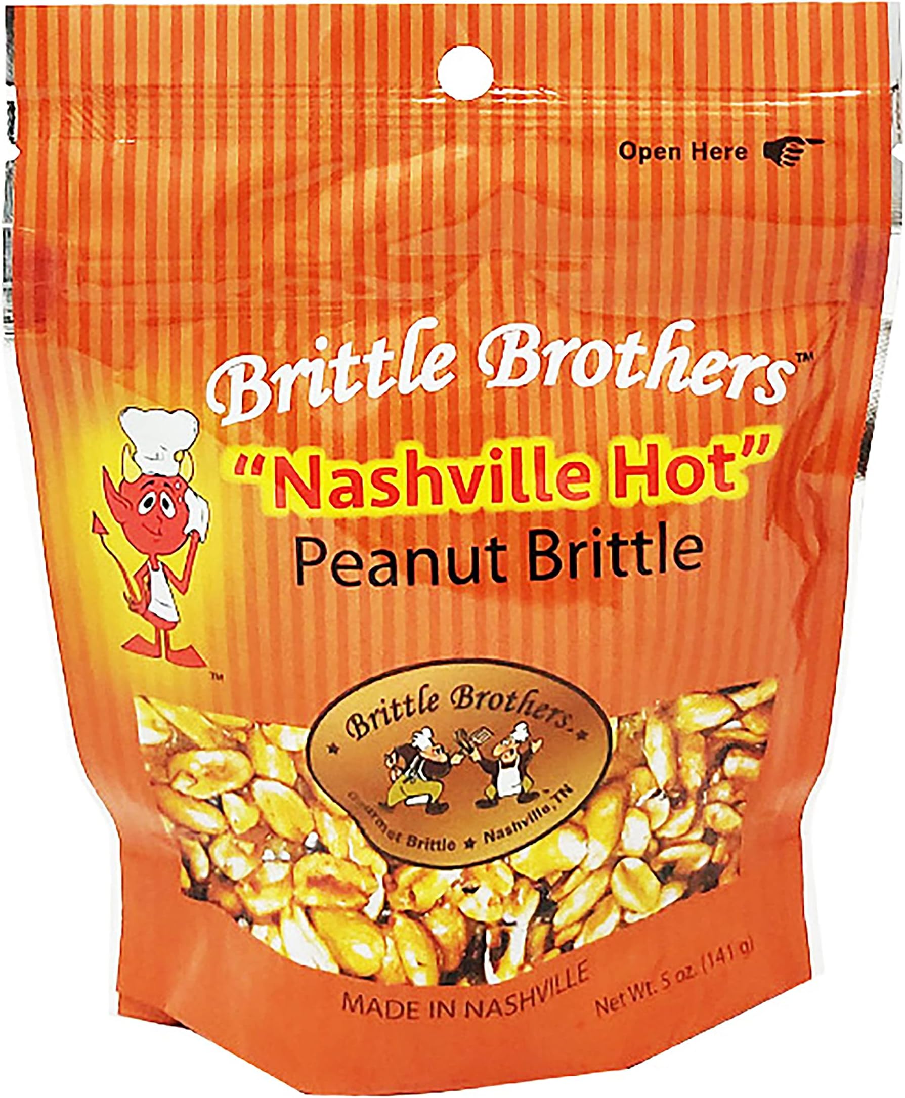 Amazon.com : Buc-ee's Peanut Brittle Bundle in Resealable Bags: One 5 ...