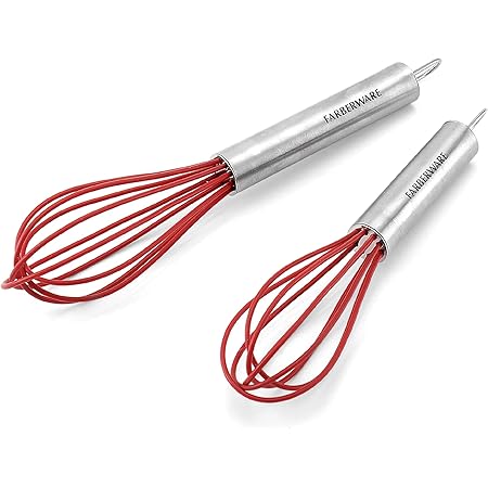 Amazon.com: Farberware Professional Silicone Mini Whisks (Red, Set of 2 ...