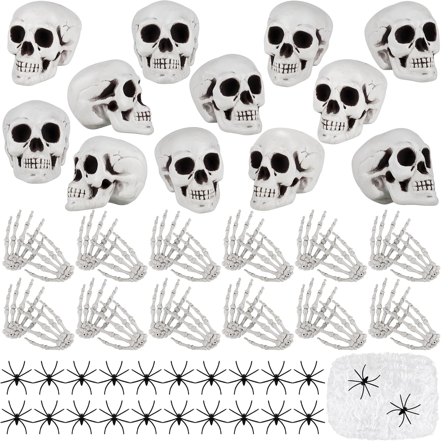 Amazon.com: ADXCO 57 Pieces Halloween Decorations Includes 12 Halloween ...